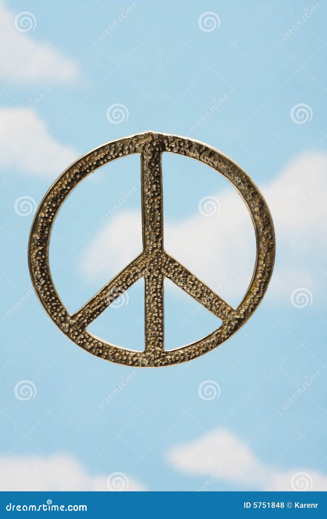 Symbole de paix photo stock. Image du bleu, graphisme - 5751848