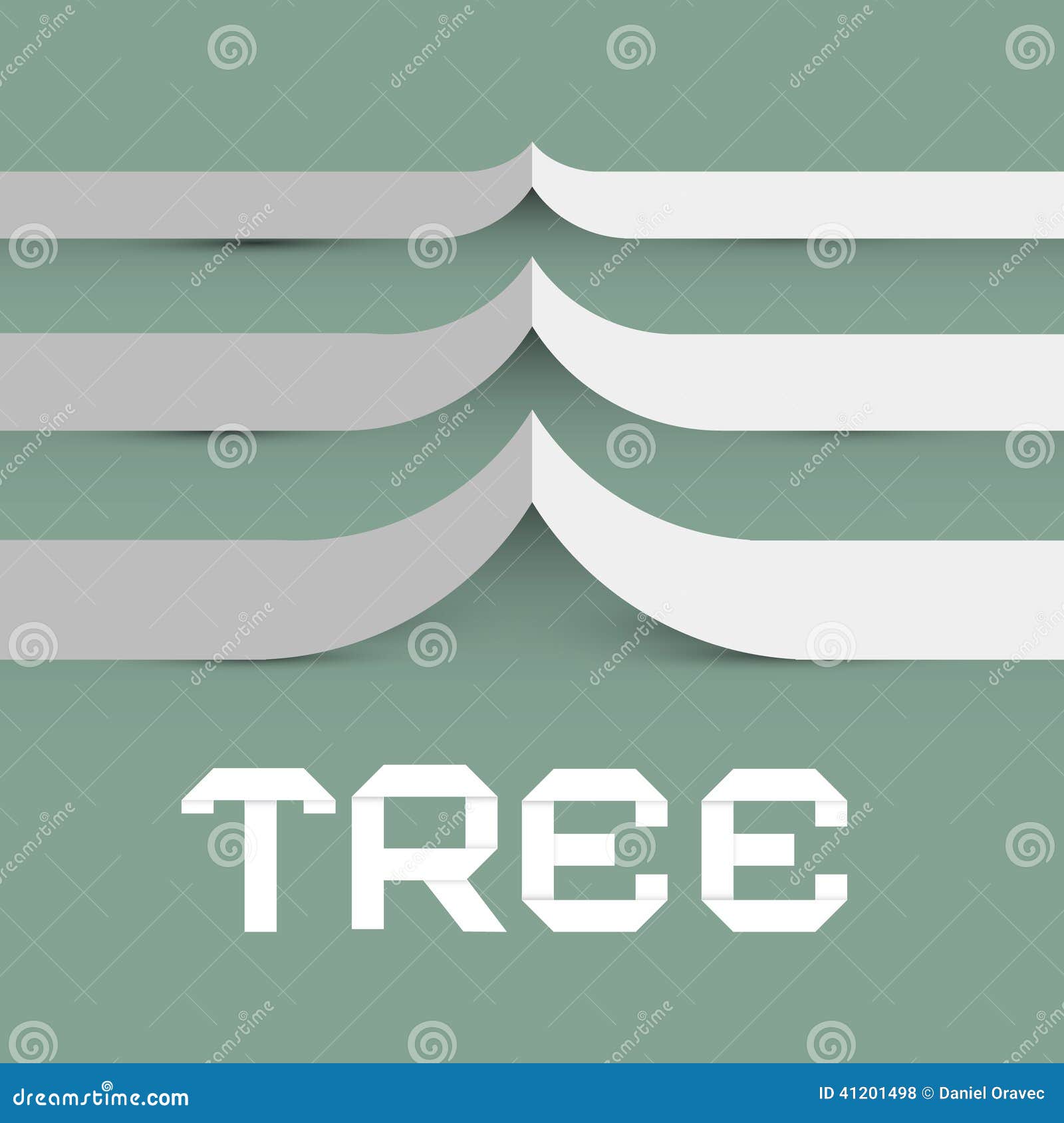 Symbole De Papier De Vecteur D'arbre Illustration de Vecteur ...