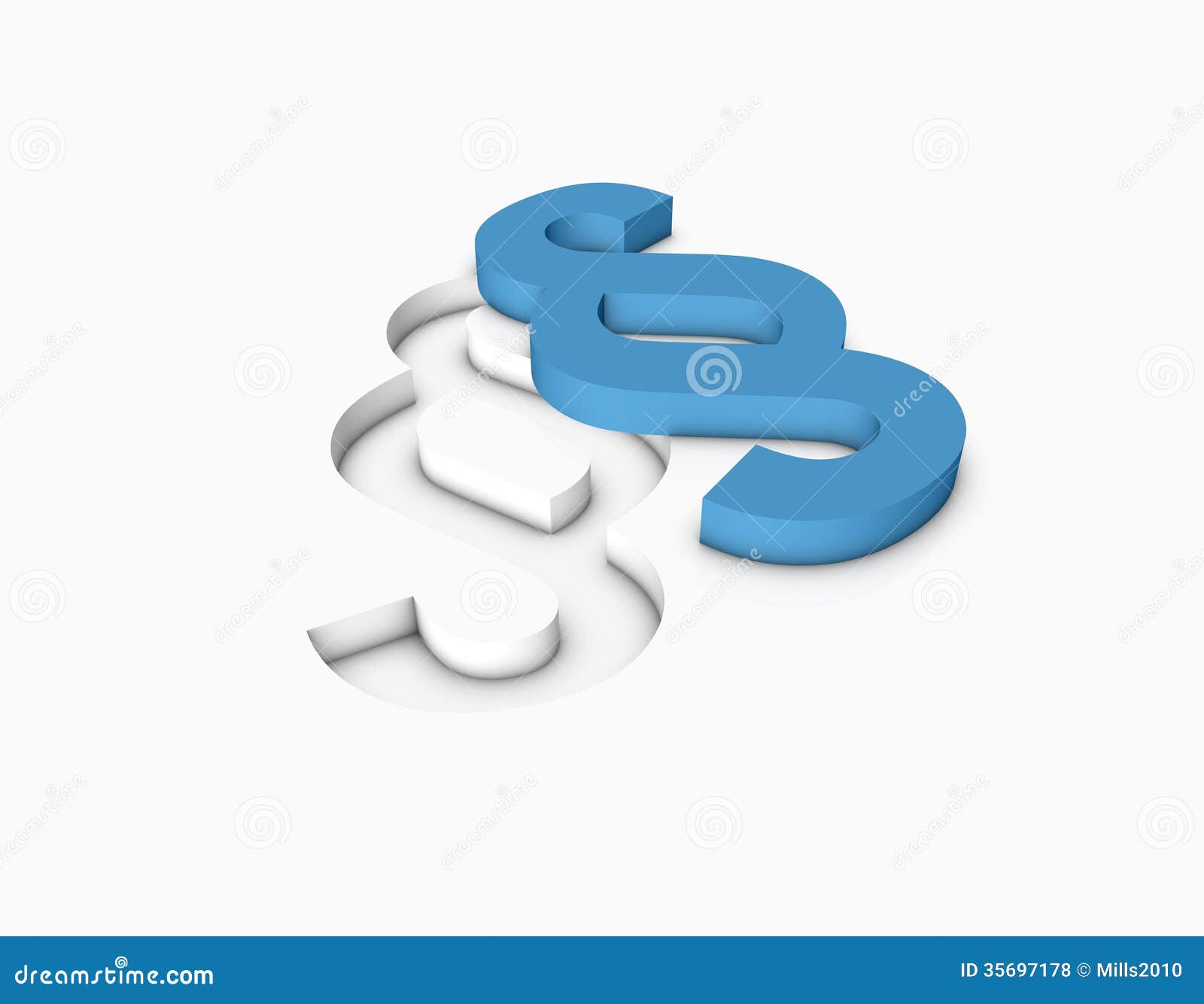 Symbole de paragraphe illustration stock. Illustration du bleu - 35697178