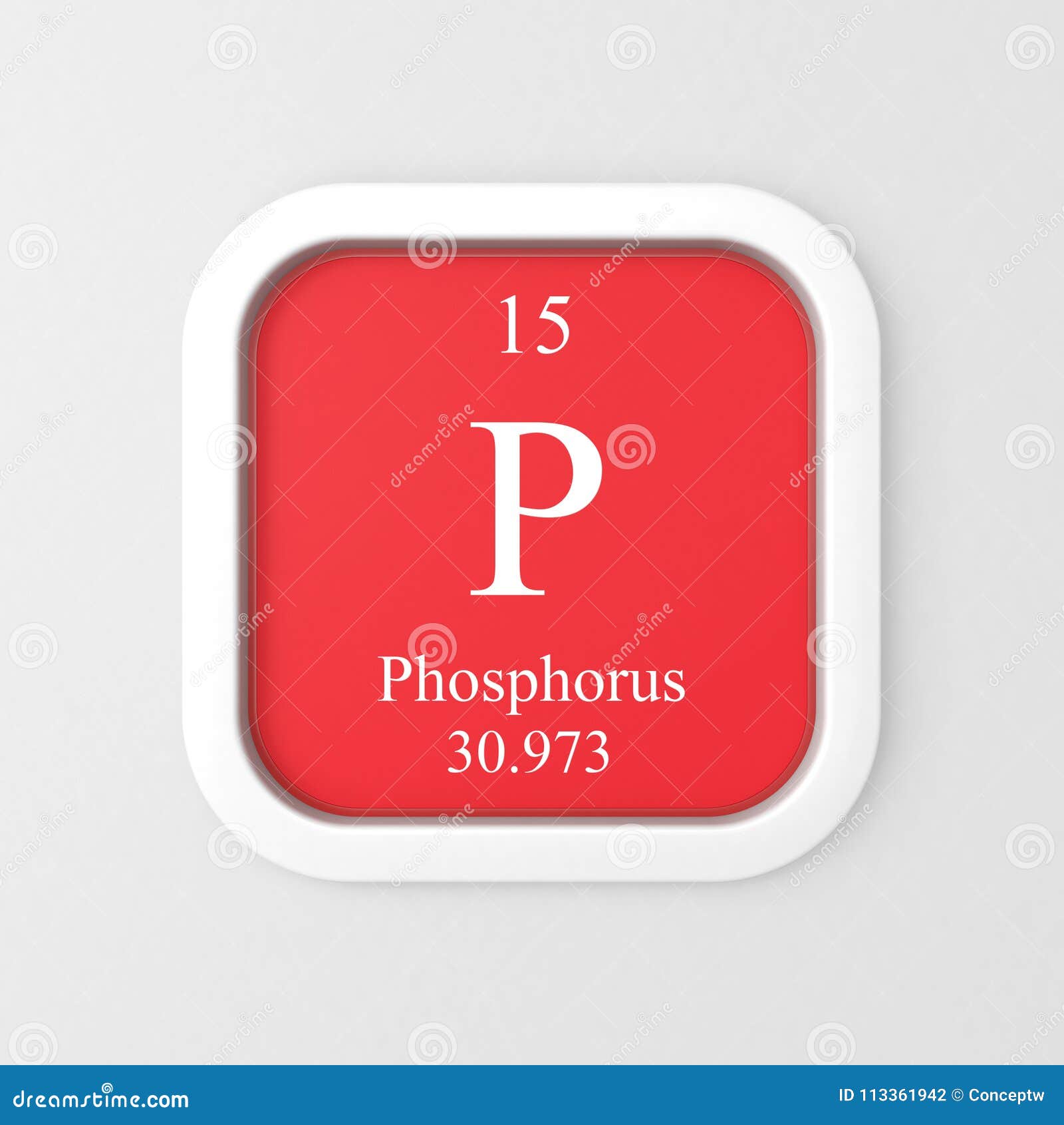 Symbole De Phosphore De Table Périodique Illustration Stock ...