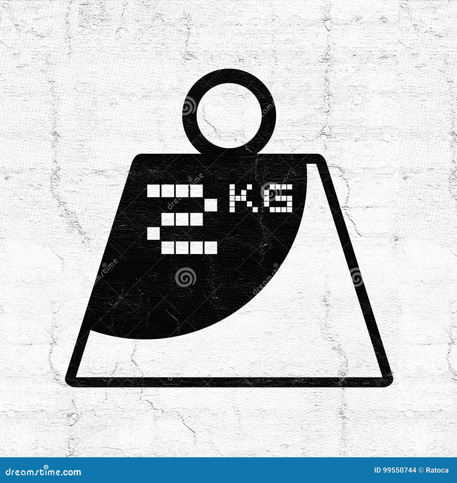Symbole de poids illustration stock. Illustration du livres - 99550744