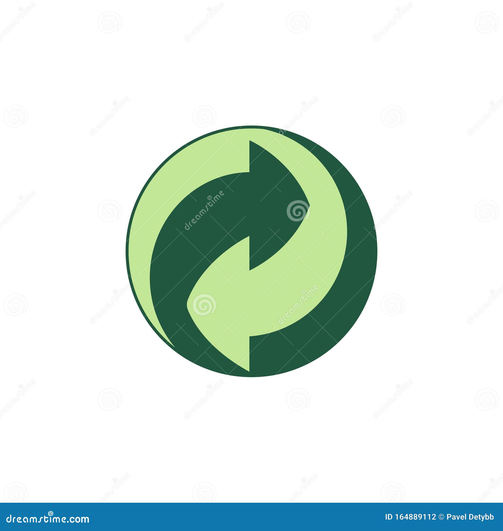 Symbole De Point Vert Illustration Vectorielle, Conception à Plat ...