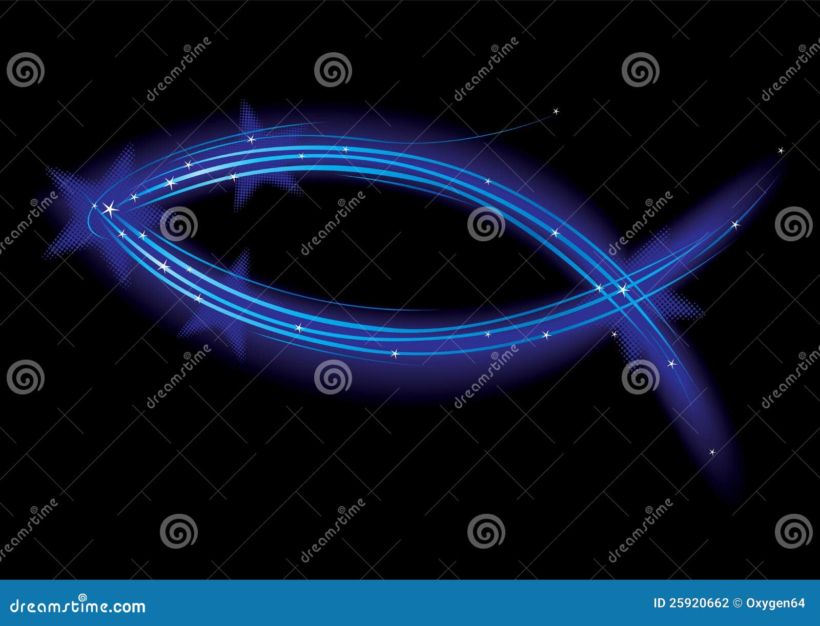 Symbole de poissons illustration de vecteur. Illustration du religion ...