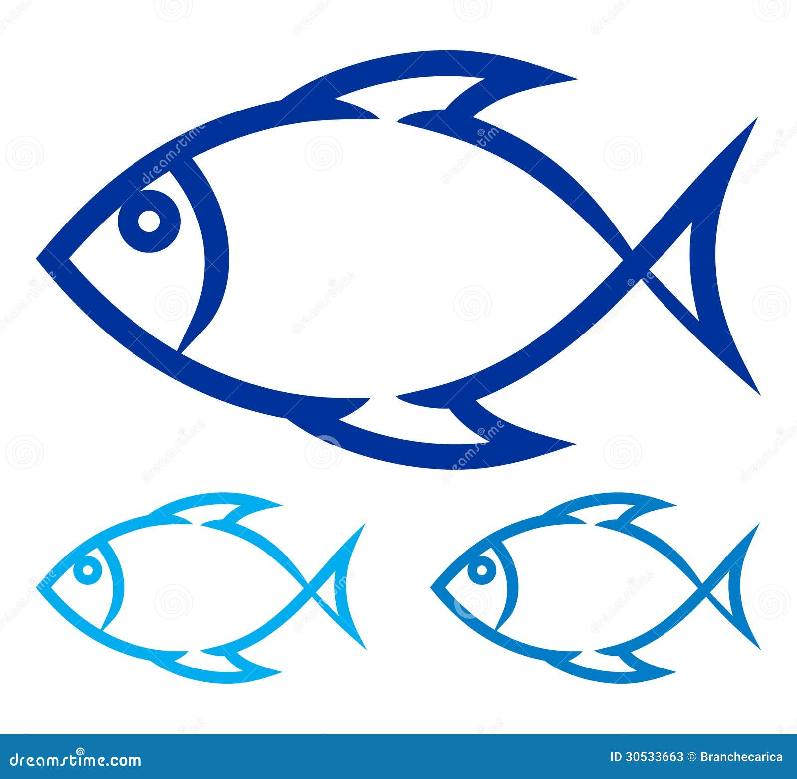 Symbole de poissons illustration de vecteur. Illustration du marin ...