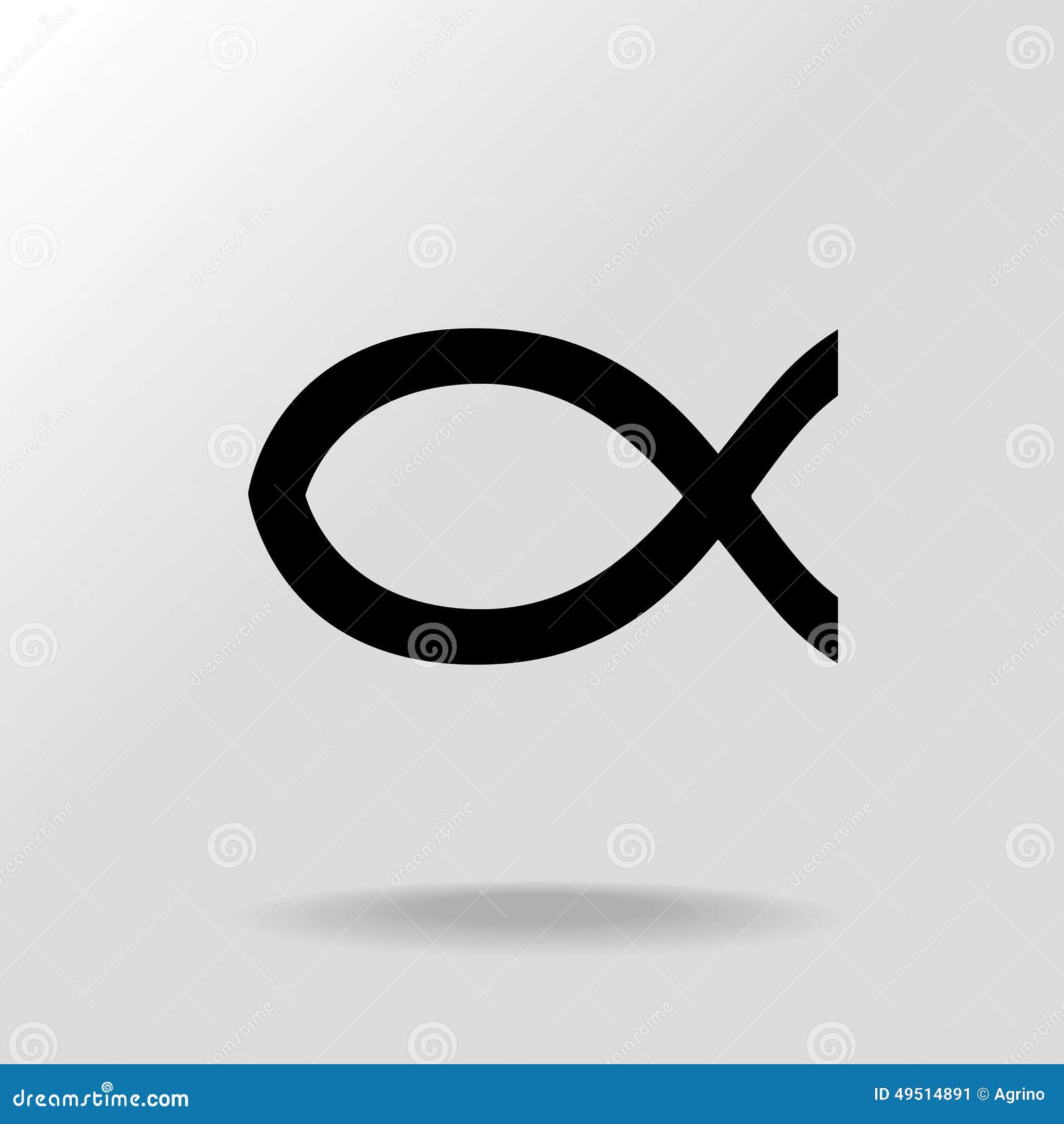 Symbole De Poissons De Jesus Christ Illustration de Vecteur ...