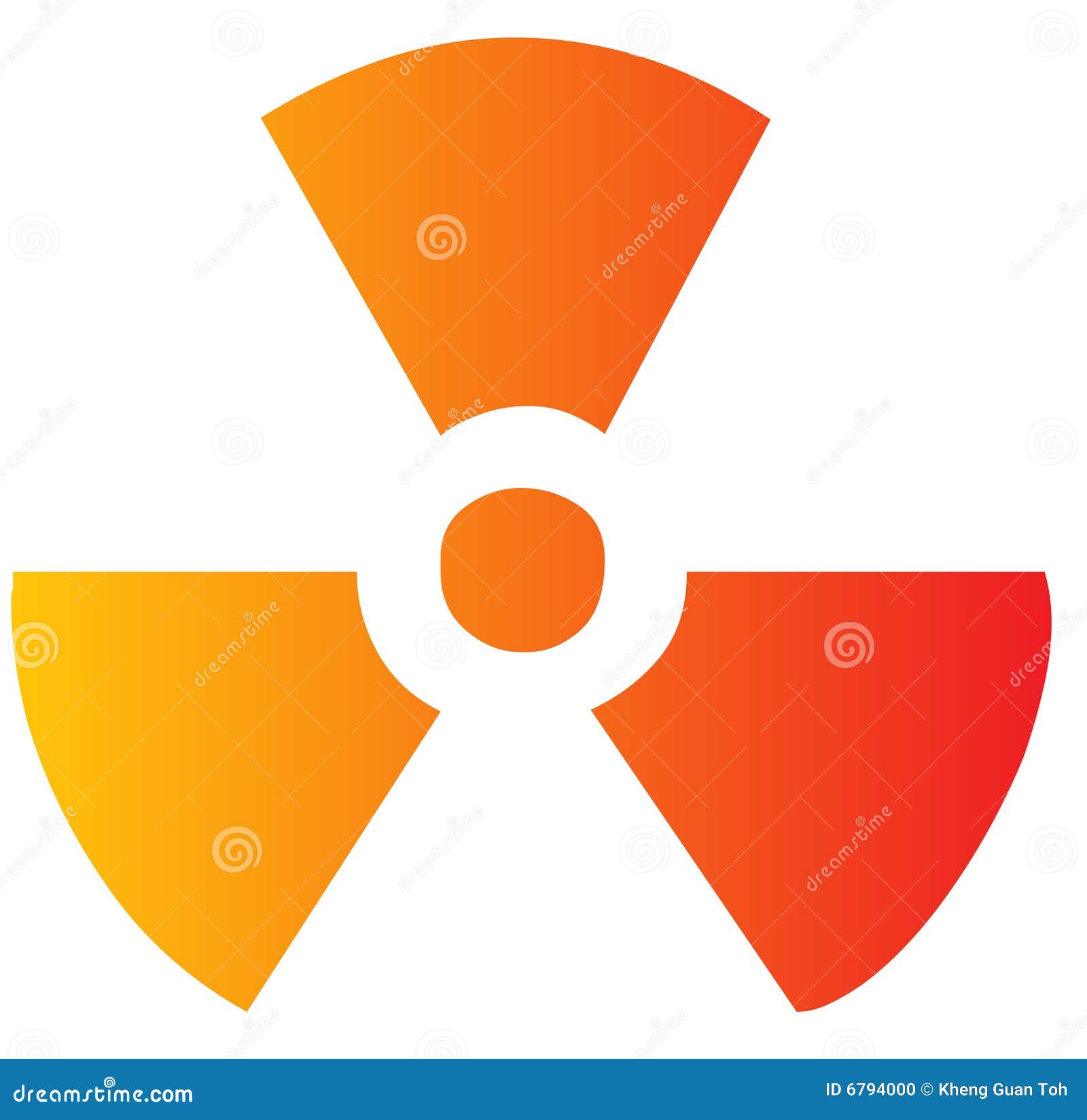 Symbole de rayonnement illustration de vecteur. Illustration du ...