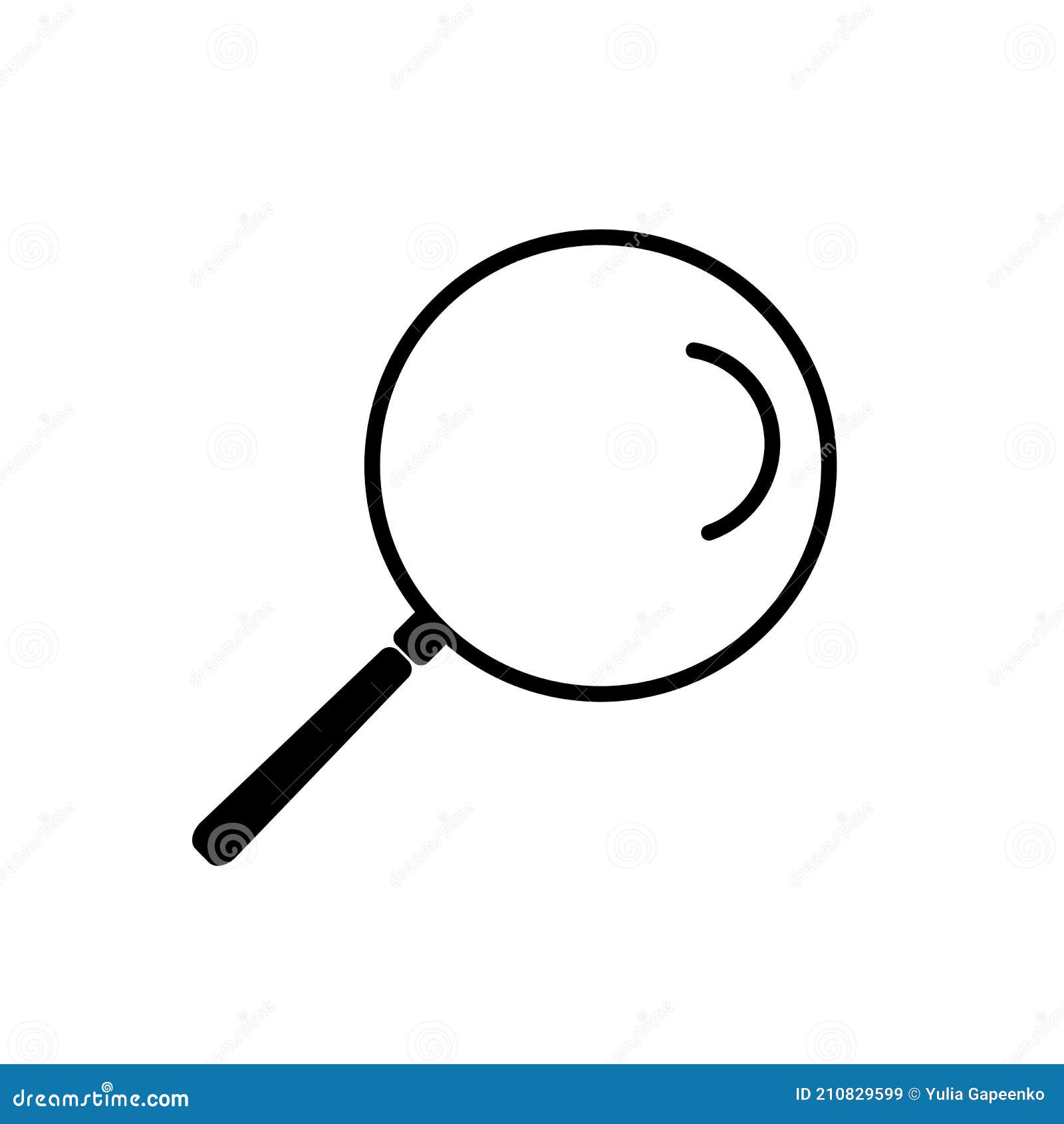 Symbole De Recherche Simple. Illustration Vectorielle Eps10 ...