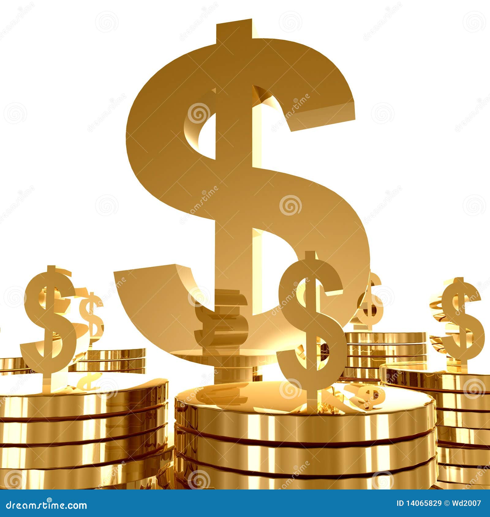 Symbole De Richesse Et De Graphisme D'argent Illustration Stock ...