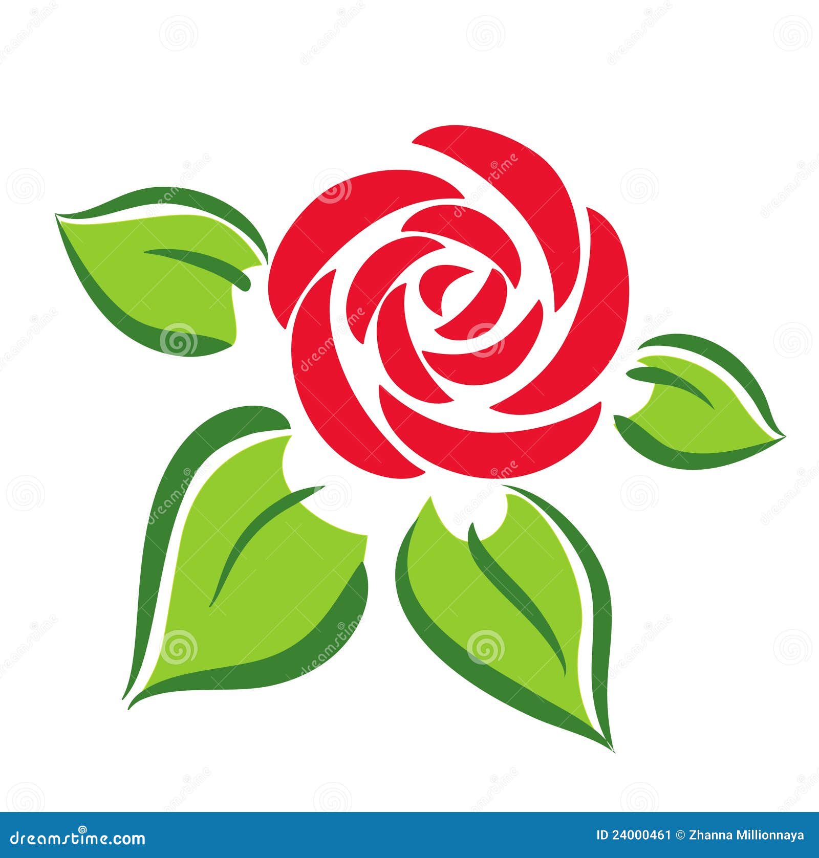 Symbole De Rose Image stock - Image: 24000461