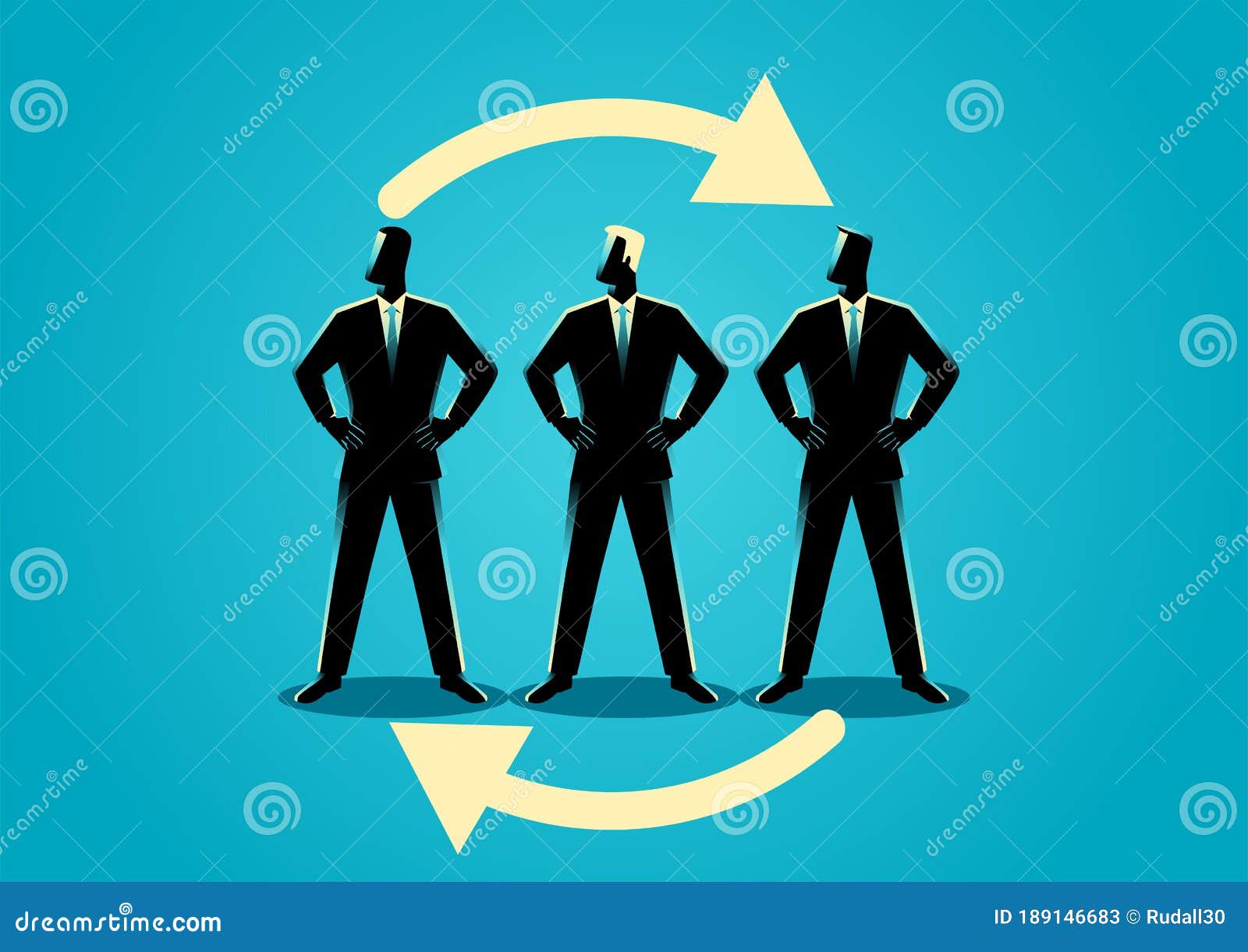 Symbole De Rotation De Travail Illustration de Vecteur - Illustration ...