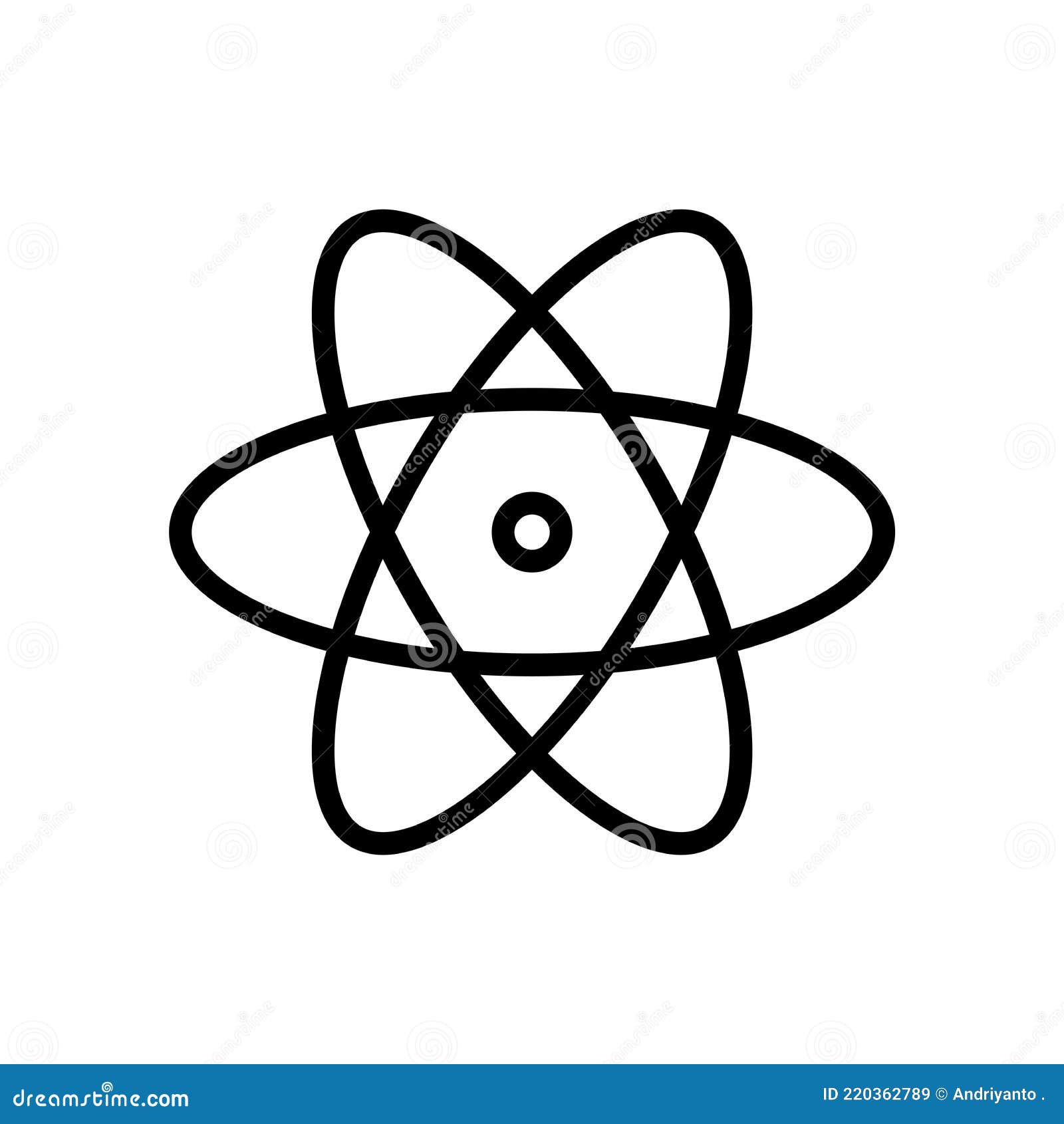 Illustration Du Symbole De Signe D'atome Eps 10 Illustration de Vecteur ...