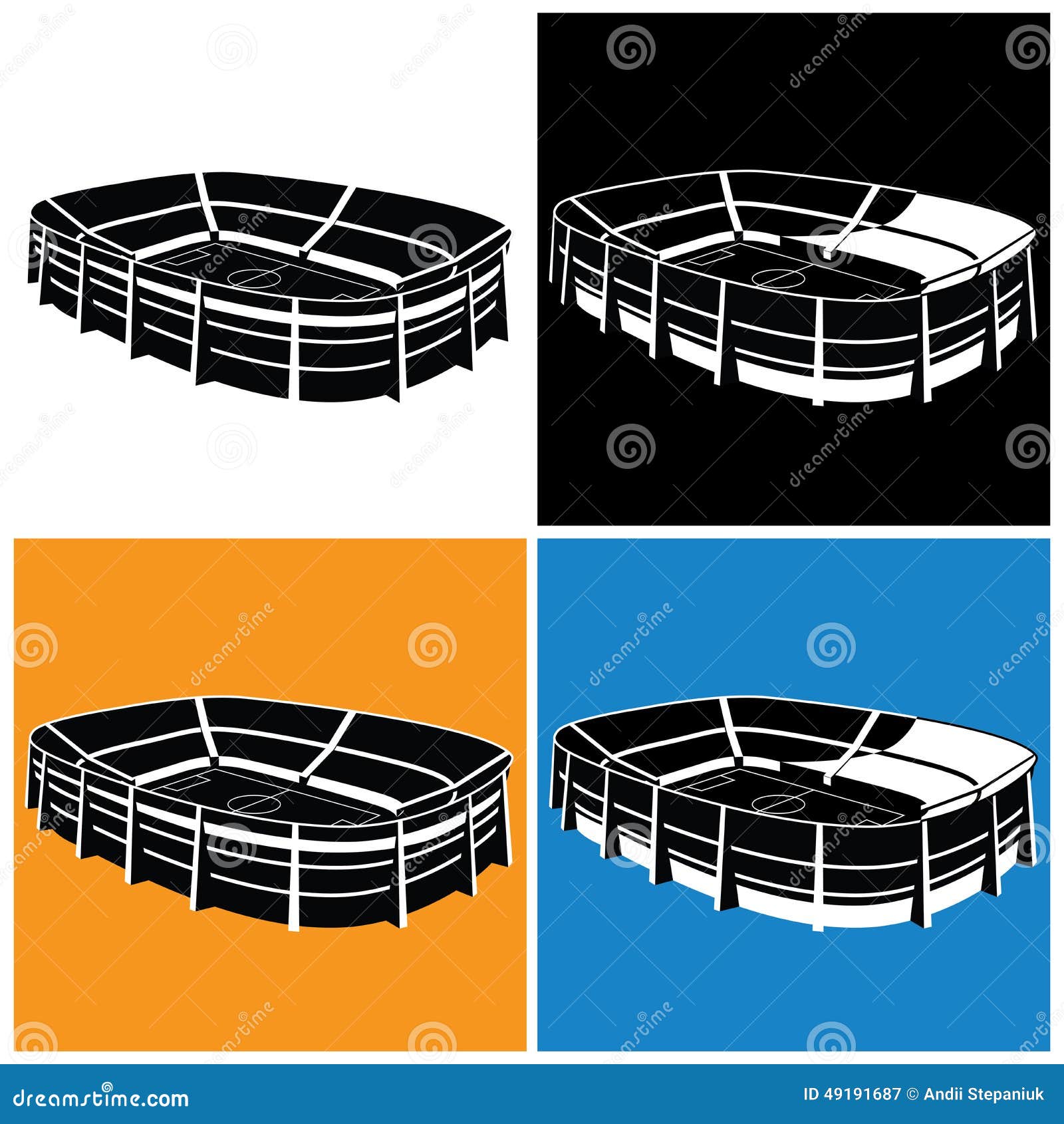 Symbole de stade illustration de vecteur. Illustration du symbole ...