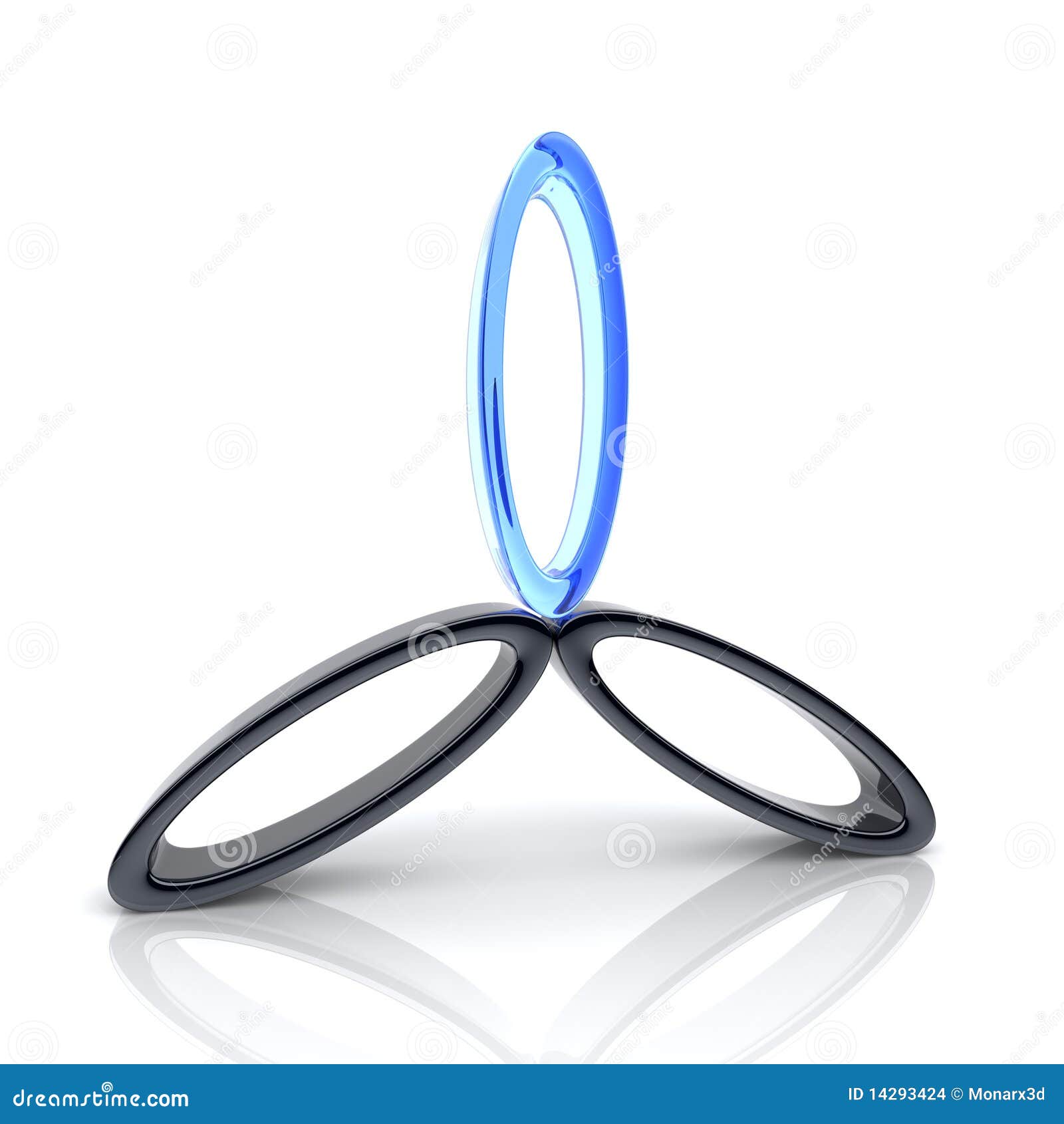 Symbole de triade illustration stock. Illustration du rendez - 14293424