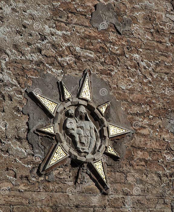 Symbole de Vierge Marie image stock. Image du marie, symbole - 54353065