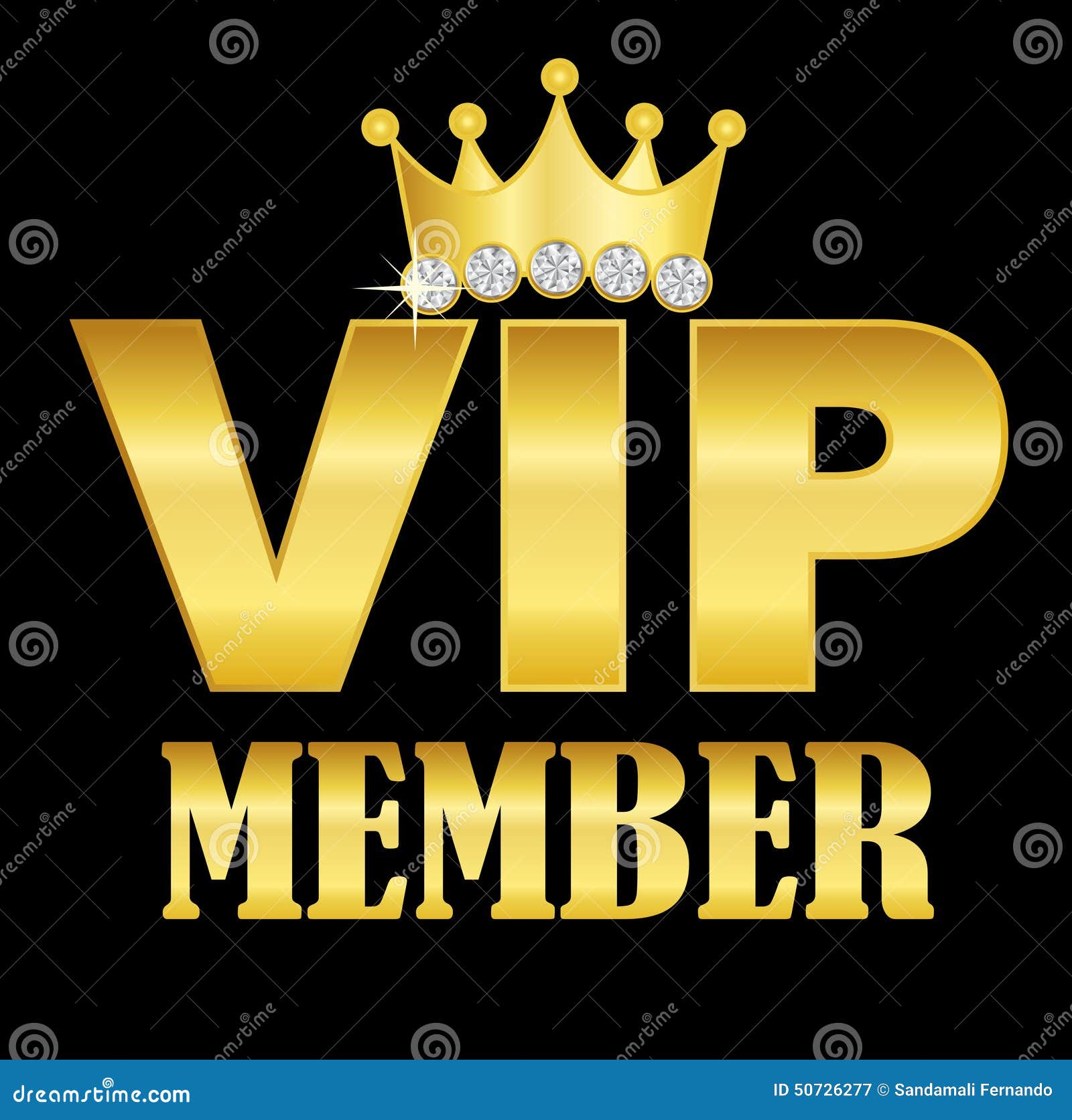 Symbole de VIP illustration de vecteur. Illustration du assez - 50726277