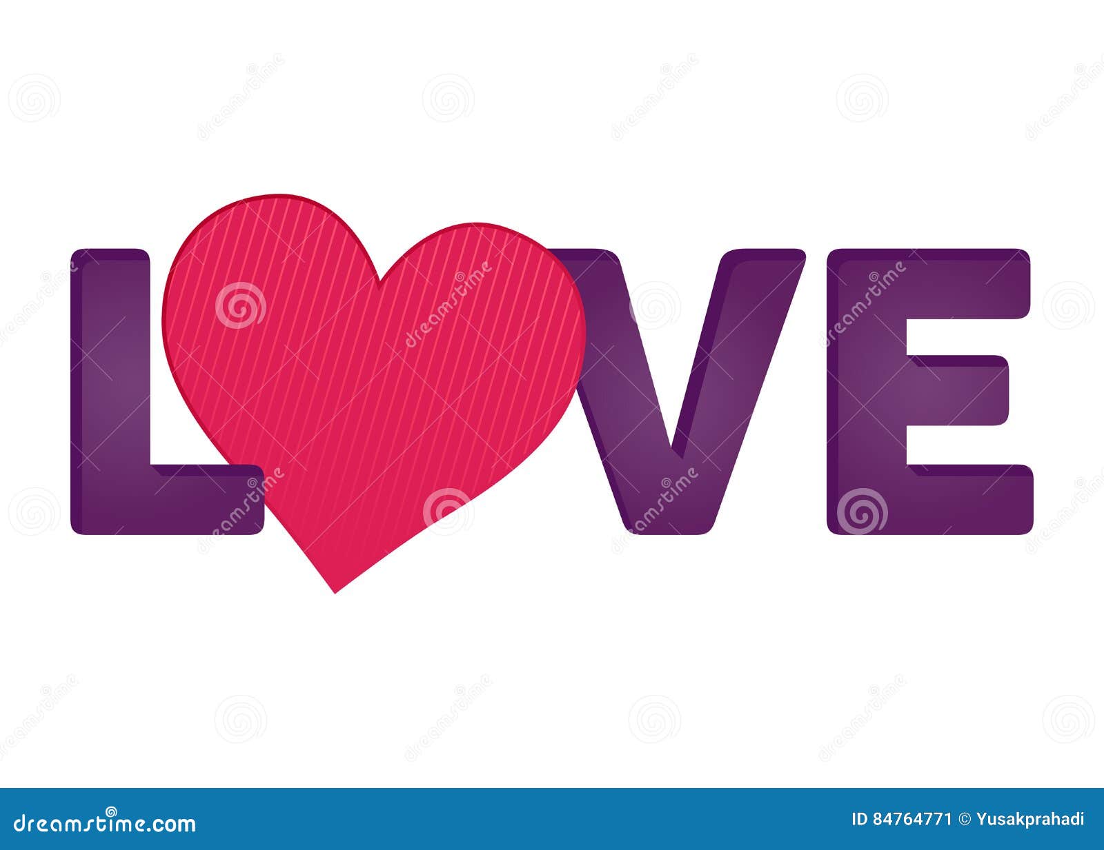 Symbole de Word d'amour illustration de vecteur. Illustration du ...