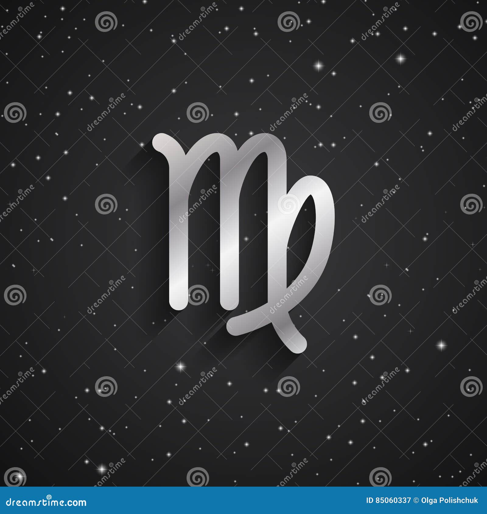 Symbole De Zodiaque De Vierge Illustration Stock - Illustration du ...