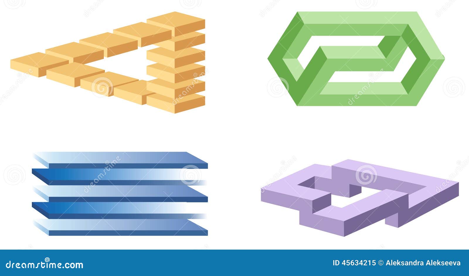 Symbole Der Optischen Illusion Vektor Abbildung - Illustration von ...