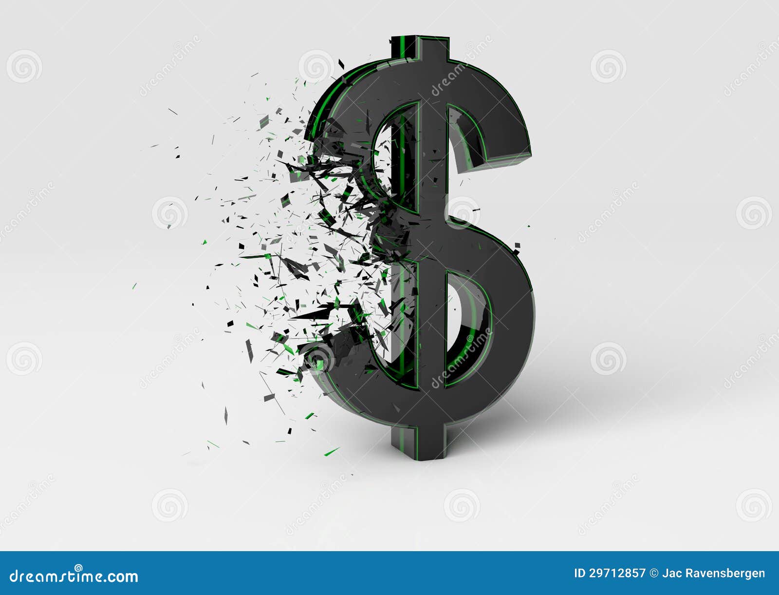 Symbole Dollar De Explosion Illustration Stock - Illustration du ...