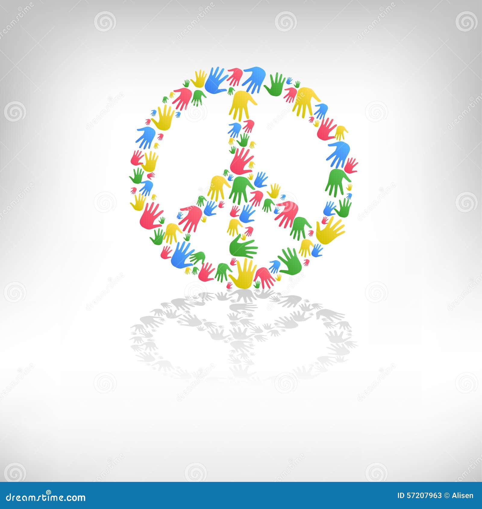 Symbole Du Pacifisme Et De La Paix Illustration de Vecteur ...