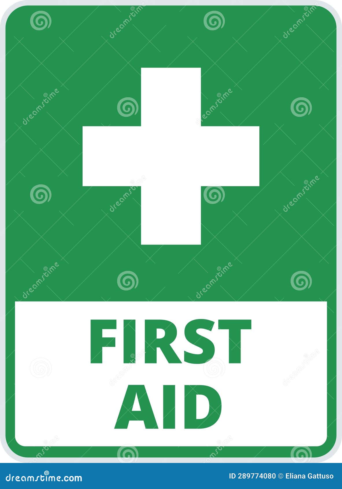 Symbole du premier secours illustration de vecteur. Illustration du ...