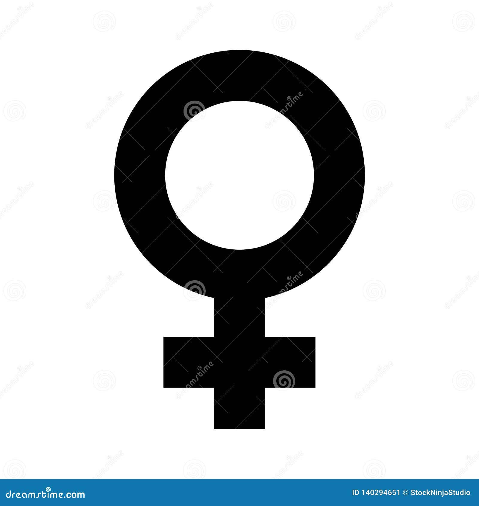 Symbole Femelle Dans La Conception Simple De Couleur De Noir D'ensemble ... Symbole Femelle Dans La Conception Simple De Couleur De Noir D'ensemble ...