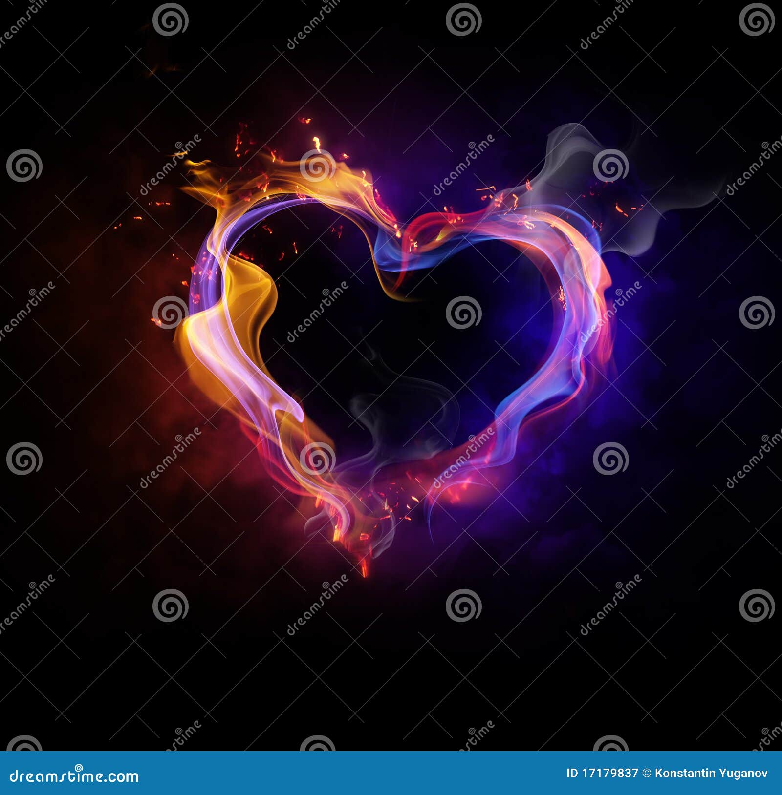 Symbole Flamy image stock. Image du coeur, forme, rougeoyer - 17179837