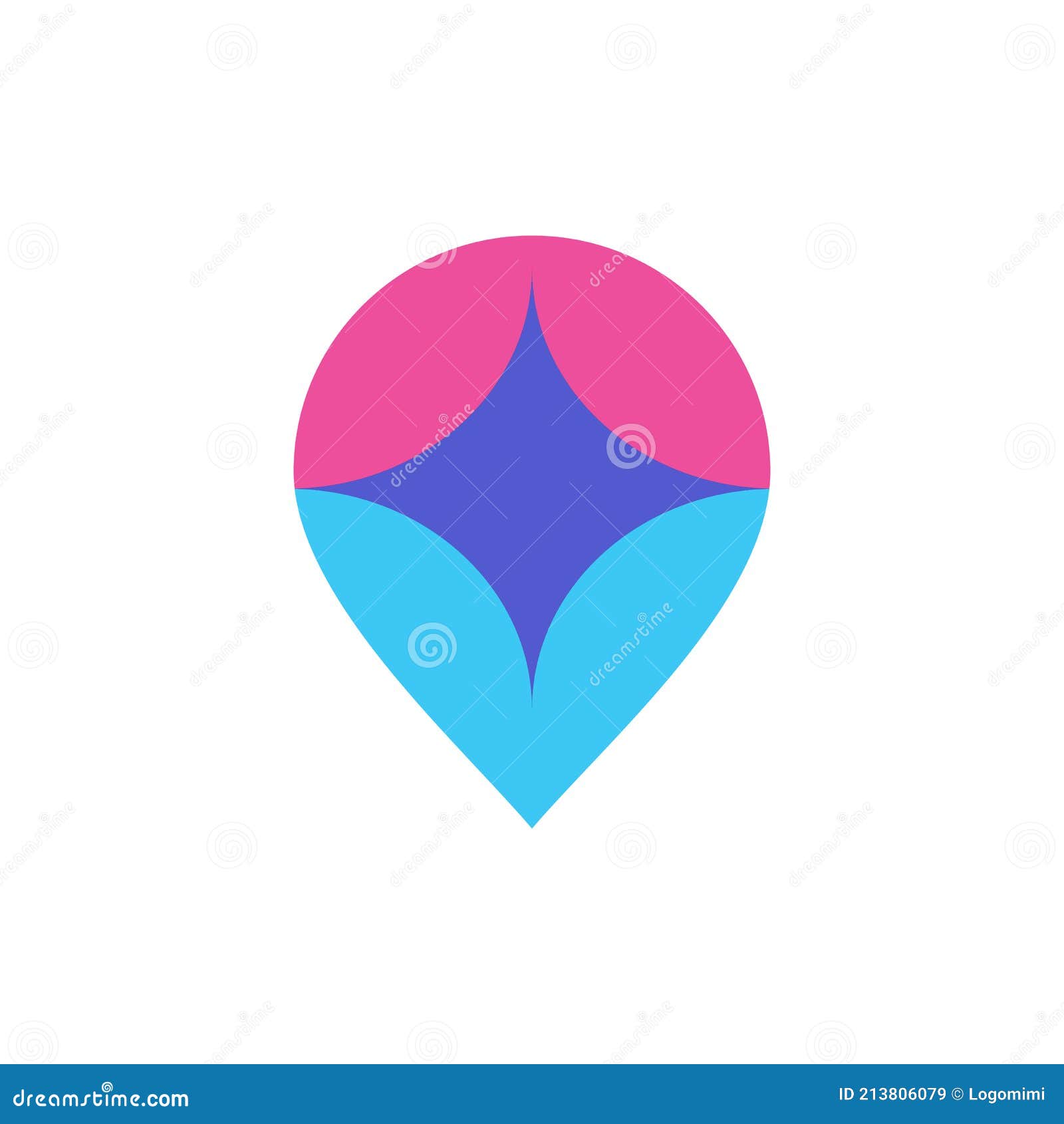 Symbole Gps Symbole Multiply Color Style Illustration Illustration de ...