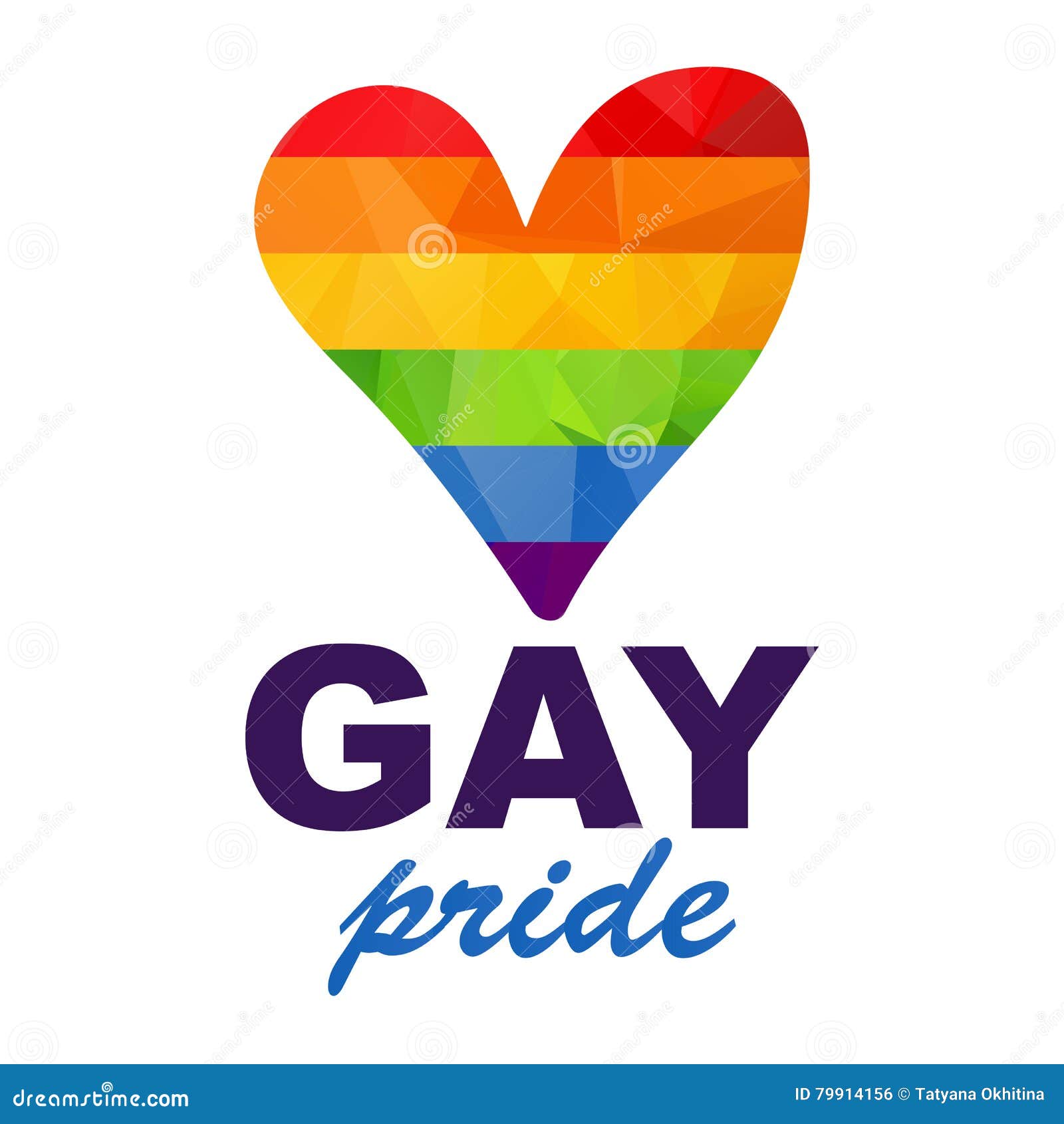 Symbole Homosexuel Damour Illustration De Vecteur Illustration Du