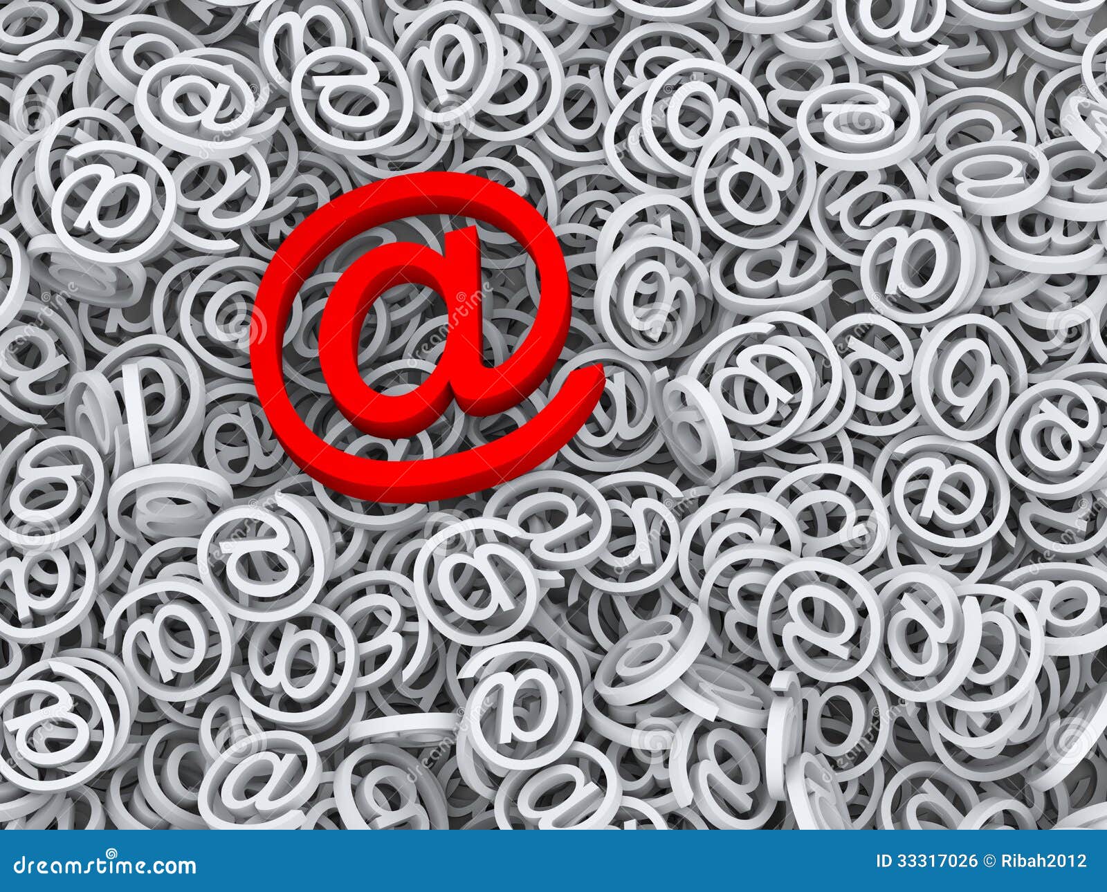 Symbole Important D'email Du Message 3d Au Signe Illustration Stock ...