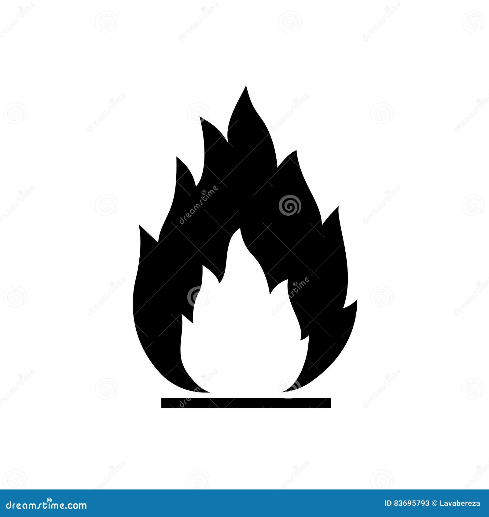 Symbole Inflammable Vecteur Illustration de Vecteur - Illustration du ...