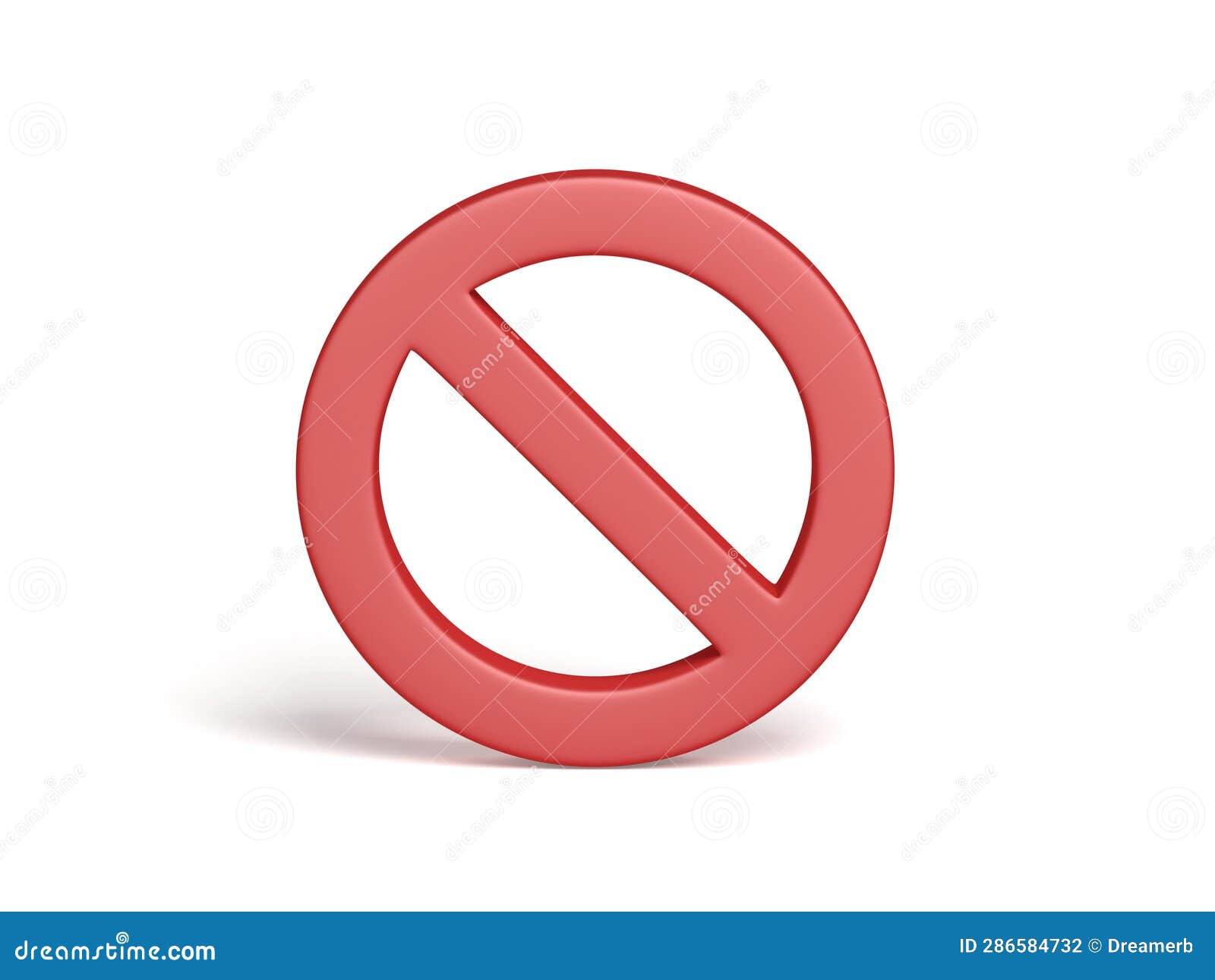 . Symbole. Interdiction. Signe Interdit. Illustration Stock ...