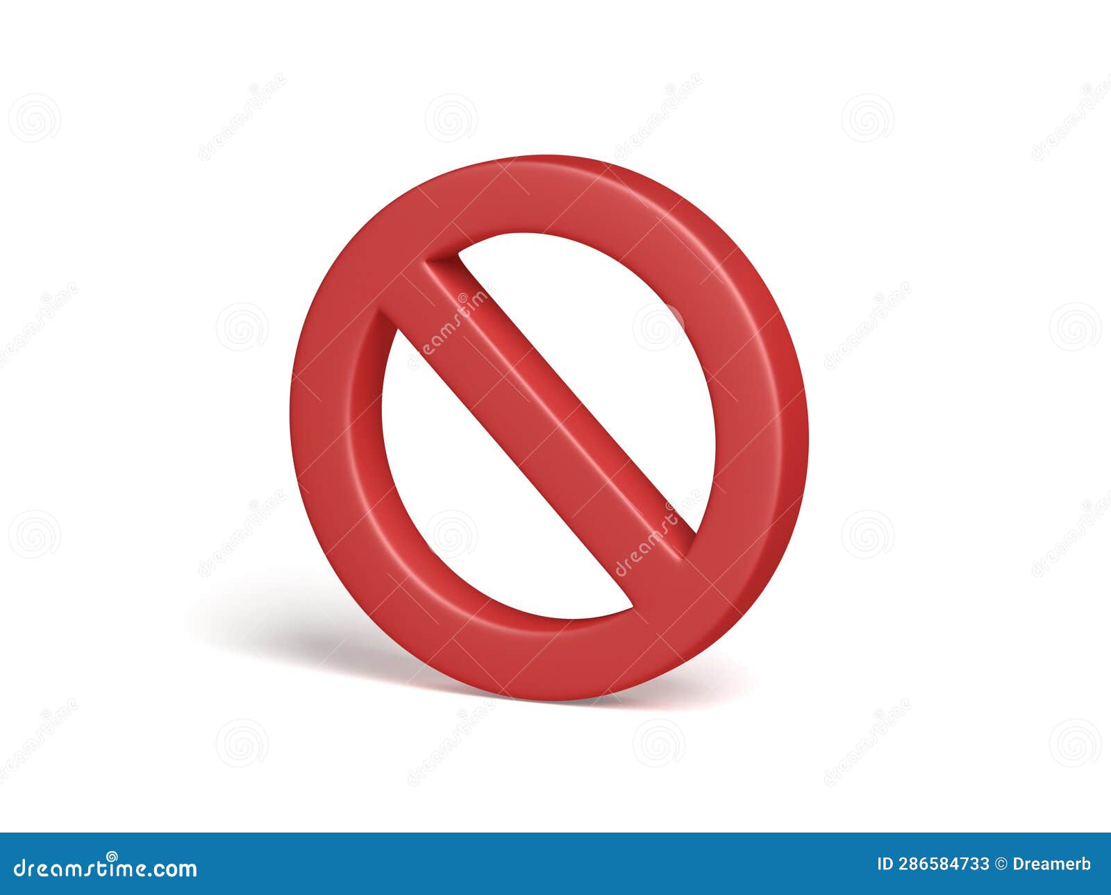 . Symbole. Interdiction. Signe Interdit. Illustration Stock ...