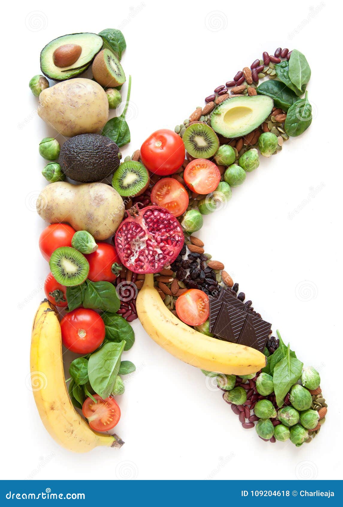 Symbole K de potassium photo stock. Image du organique - 109204618