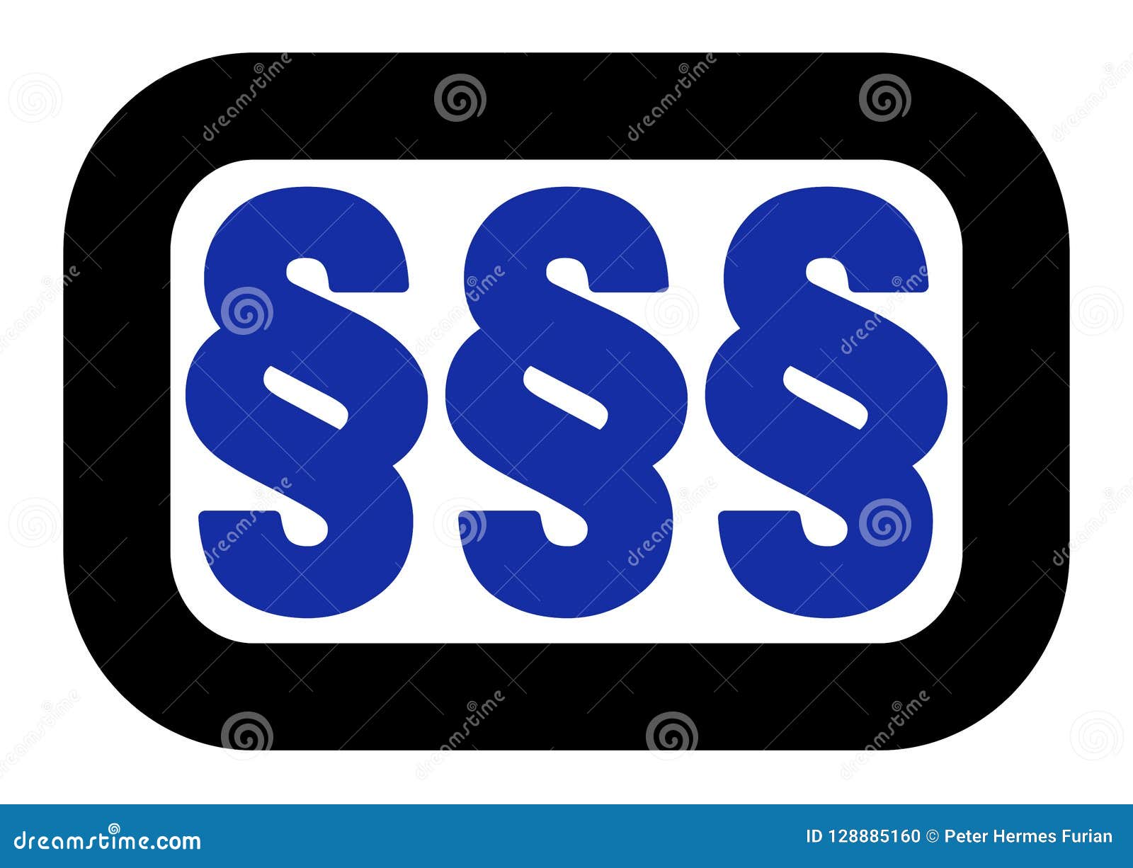 Symbole Logo Black Frame De Paragraphe Illustration de Vecteur ...