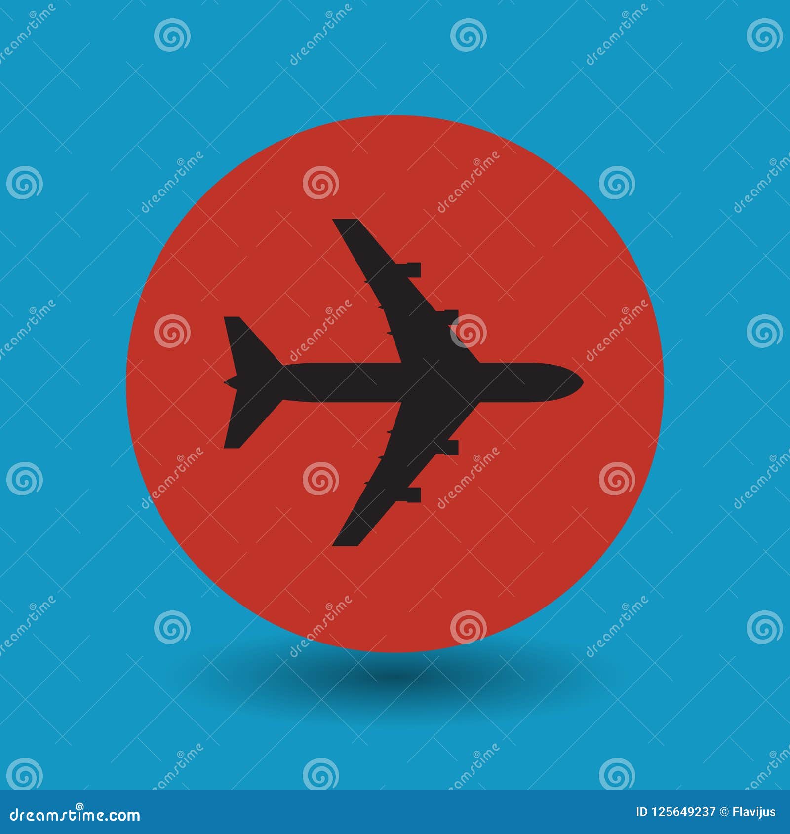 Symbole Ou Signe D'avion D'air Illustration de Vecteur - Illustration ...