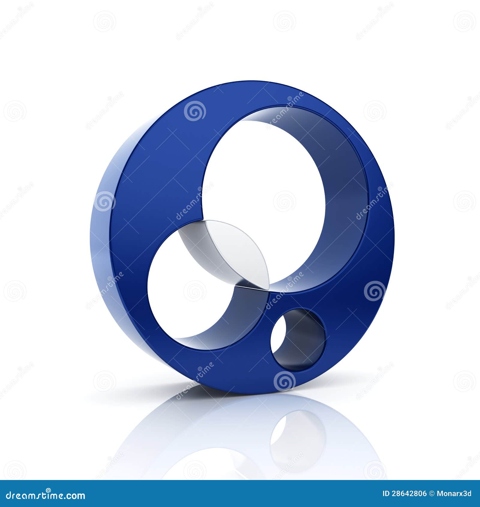 Symbole Rond Bleu Abstrait D Affaires Stock Illustrations, Vecteurs ...