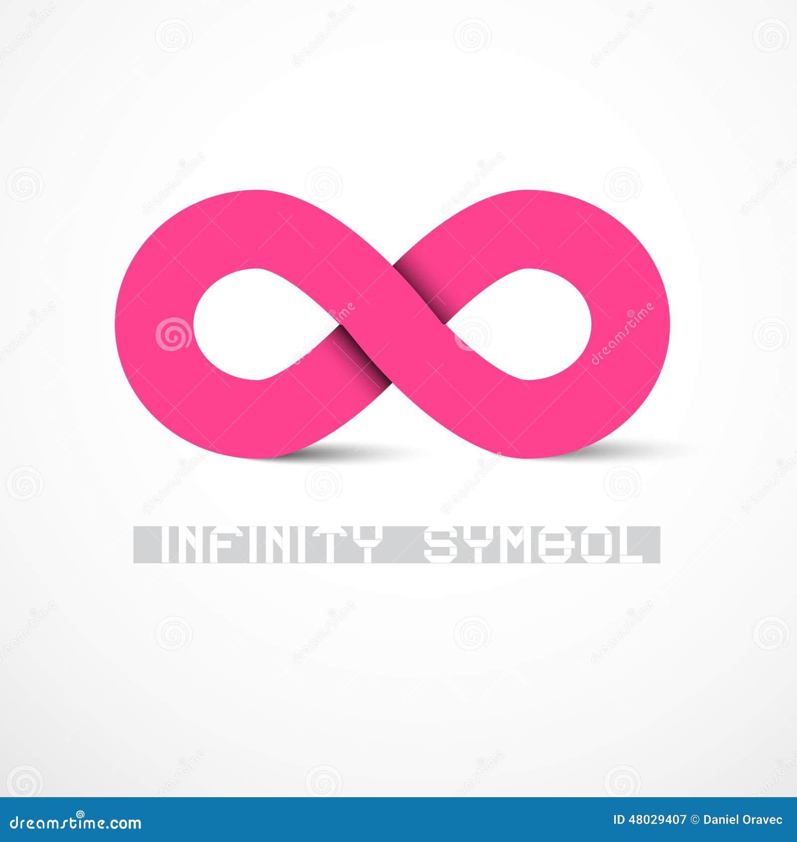 Symbole Rose D'infini De Vecteur Illustration de Vecteur - Illustration ...