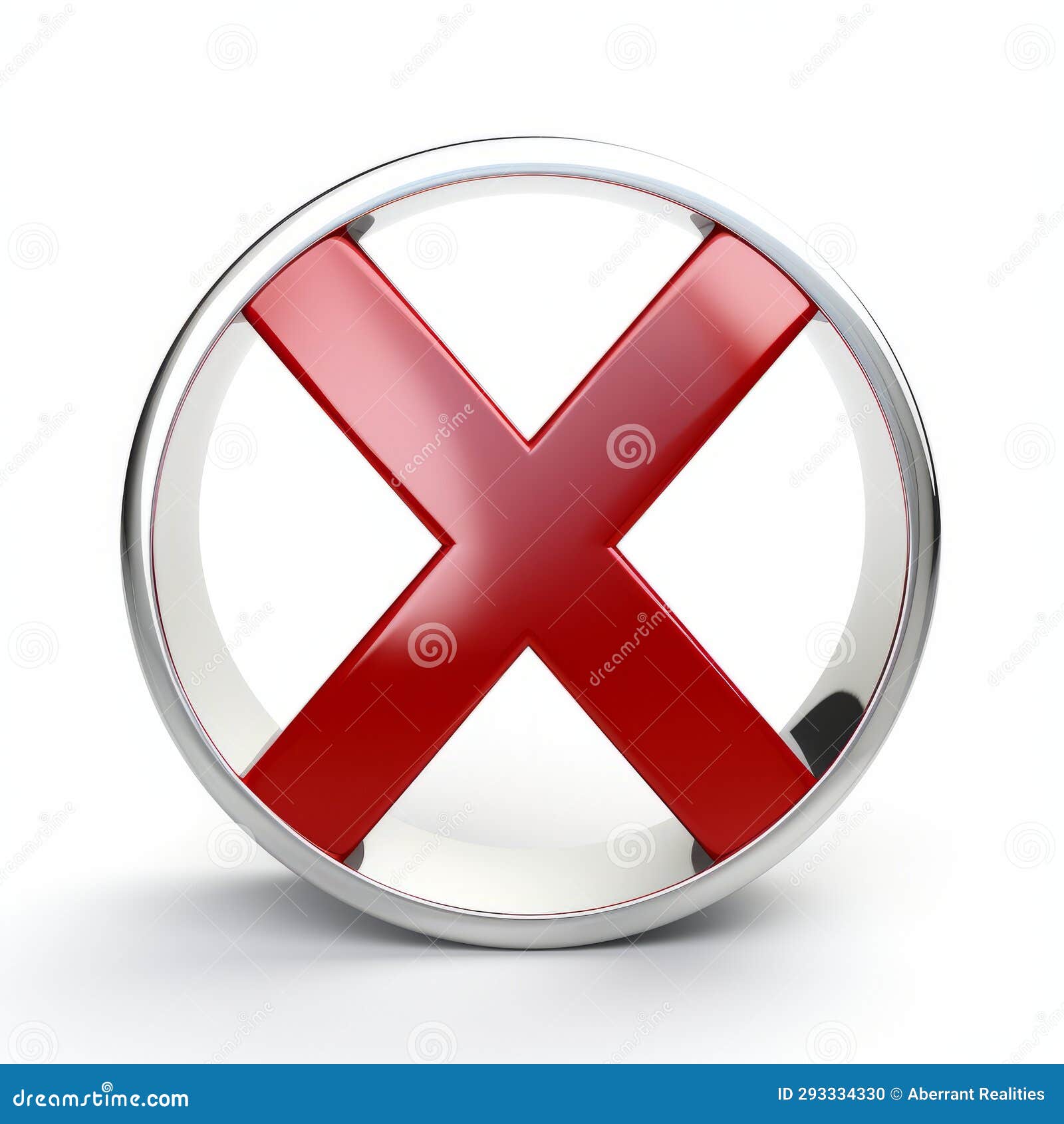 Symbole X Rouge Sur Fond Blanc Photo stock - Image du milieux, croix ...
