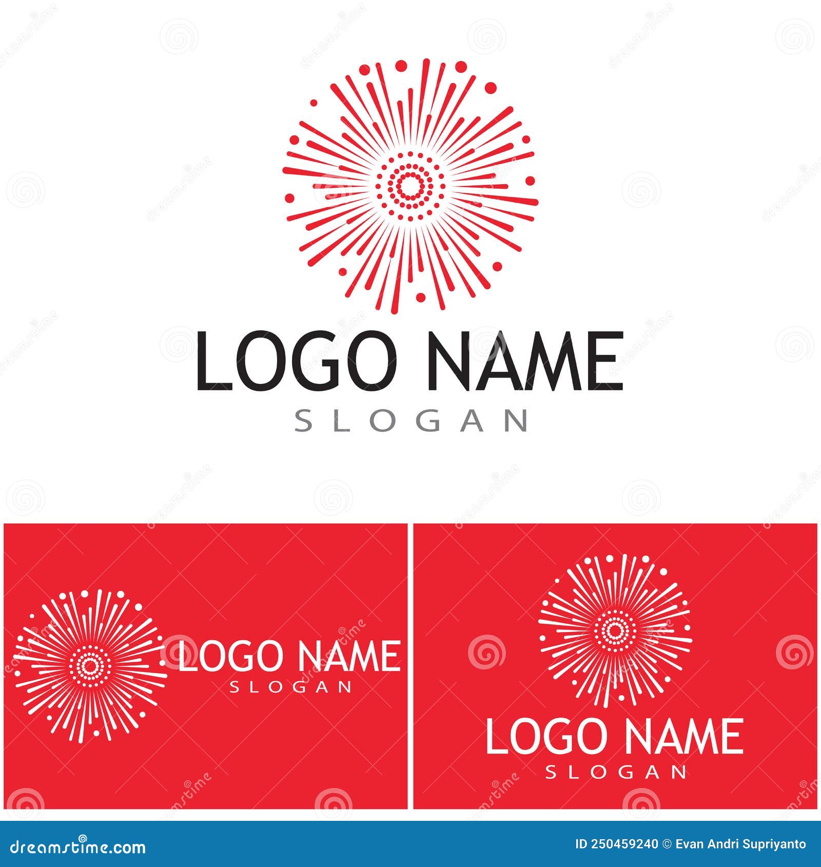 Symbole Vectoriel Du Logo Fireworks Illustration de Vecteur ...