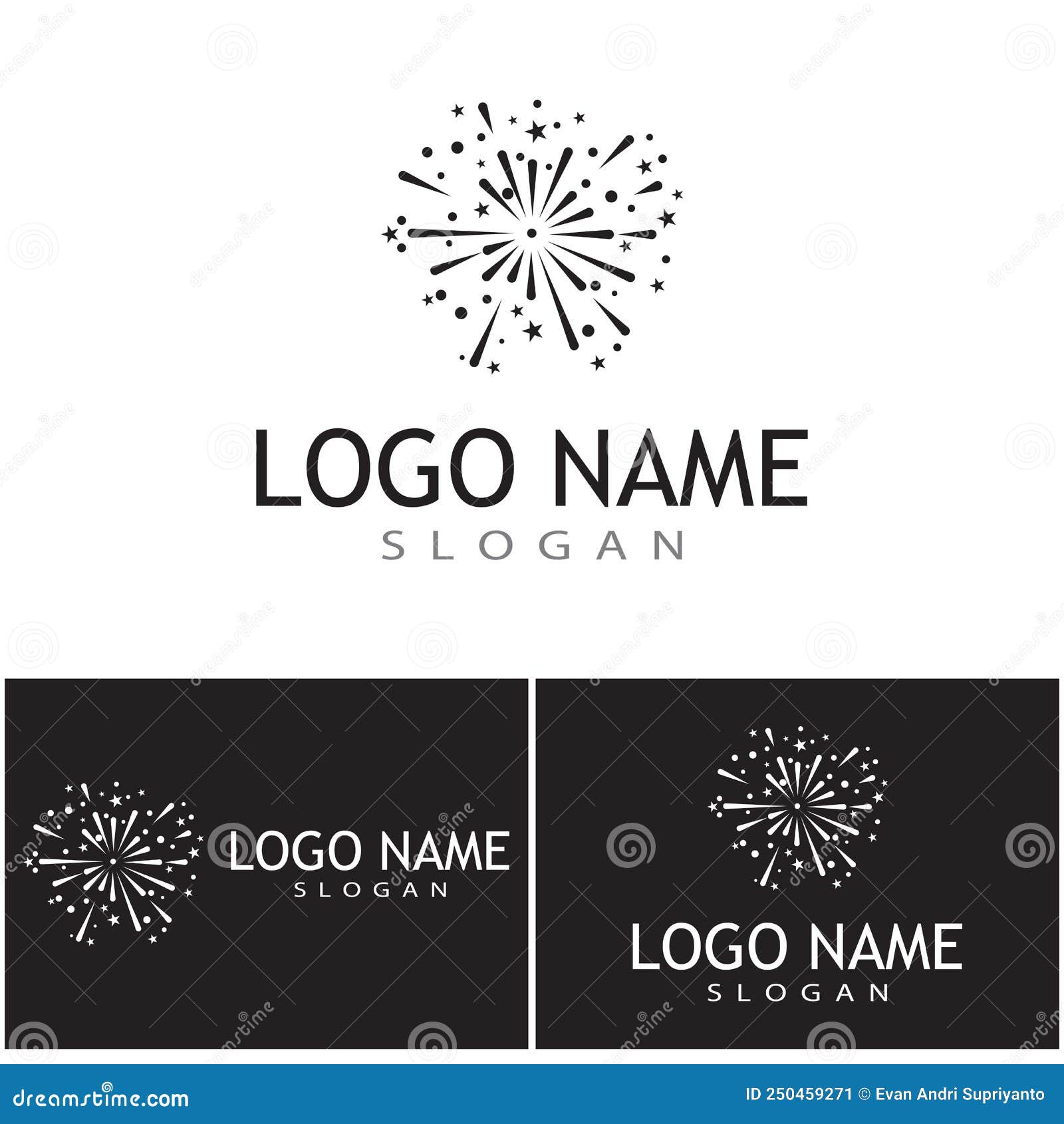 Symbole Vectoriel Du Logo Fireworks Illustration de Vecteur - Illustration du ligne, carnaval ...