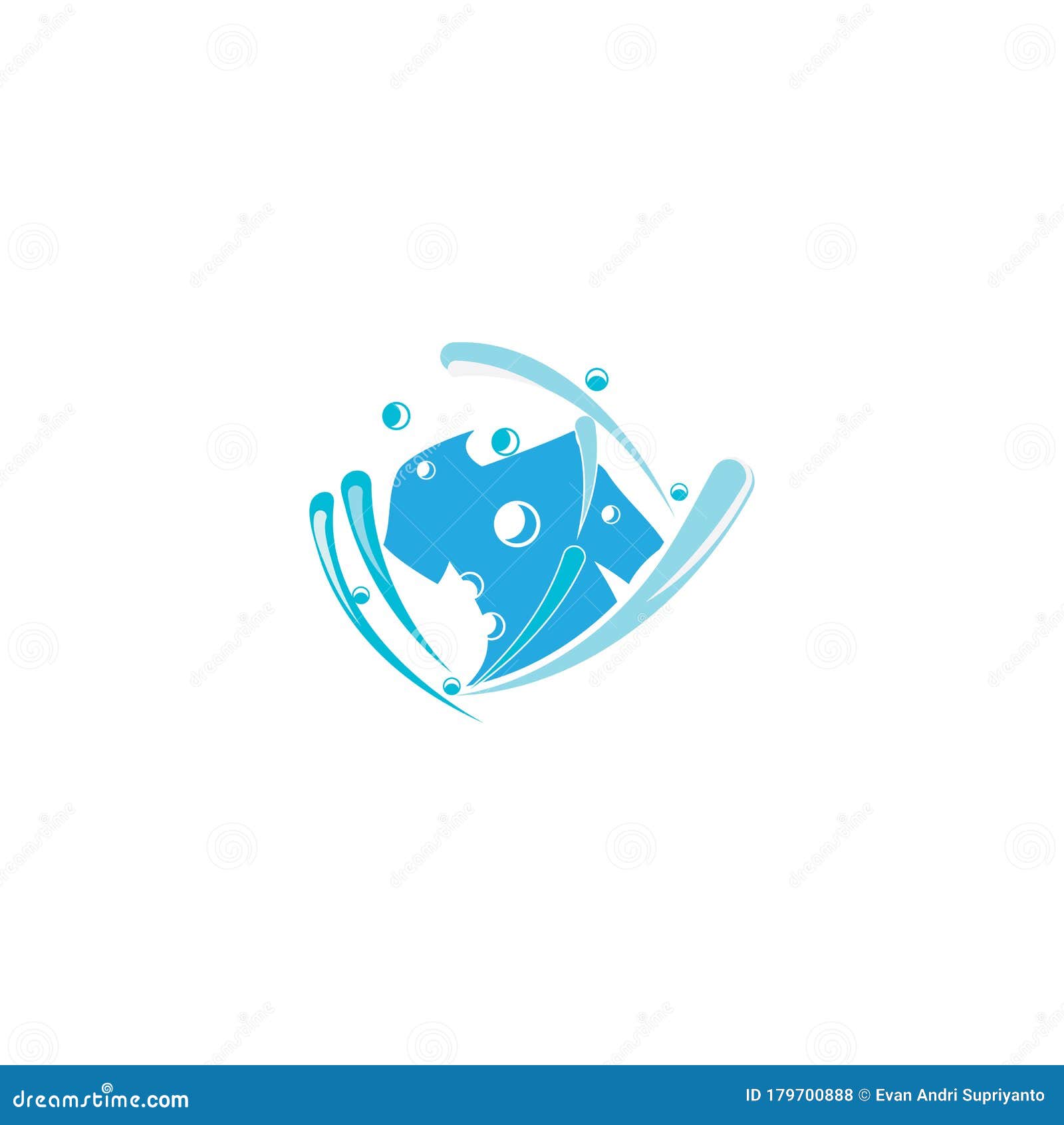 Symbole Vectoriel Du Modèle De Logo De Lessive Illustration de Vecteur ...