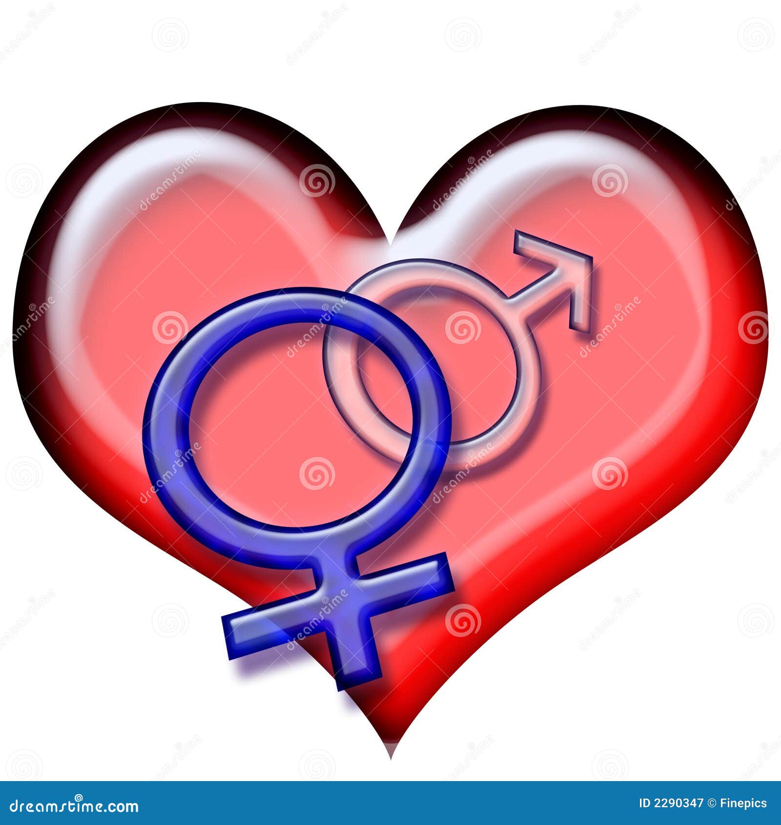 Symbolen 2 van de liefde stock illustratie. Illustration of mensen ...