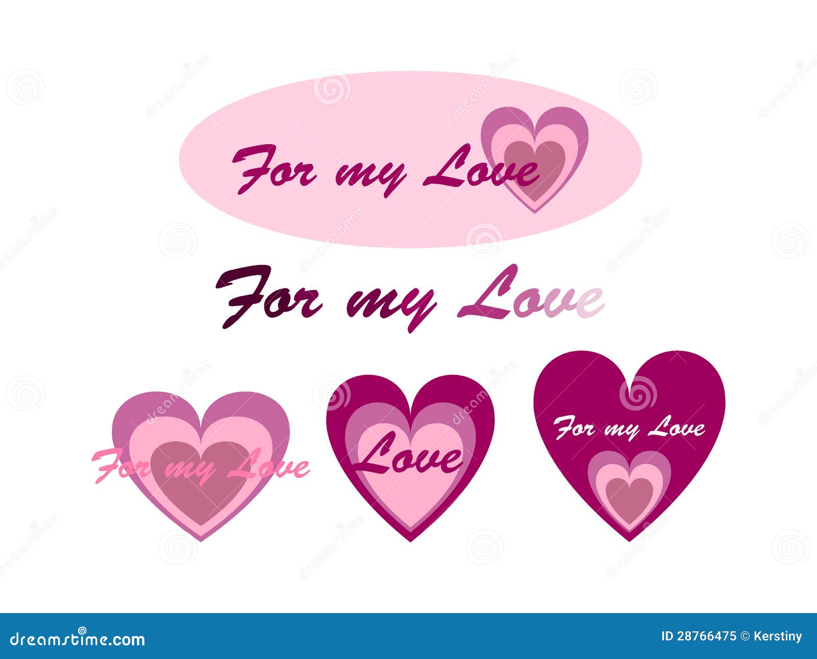 Symbolen van liefde stock illustratie. Illustration of symbool - 28766475