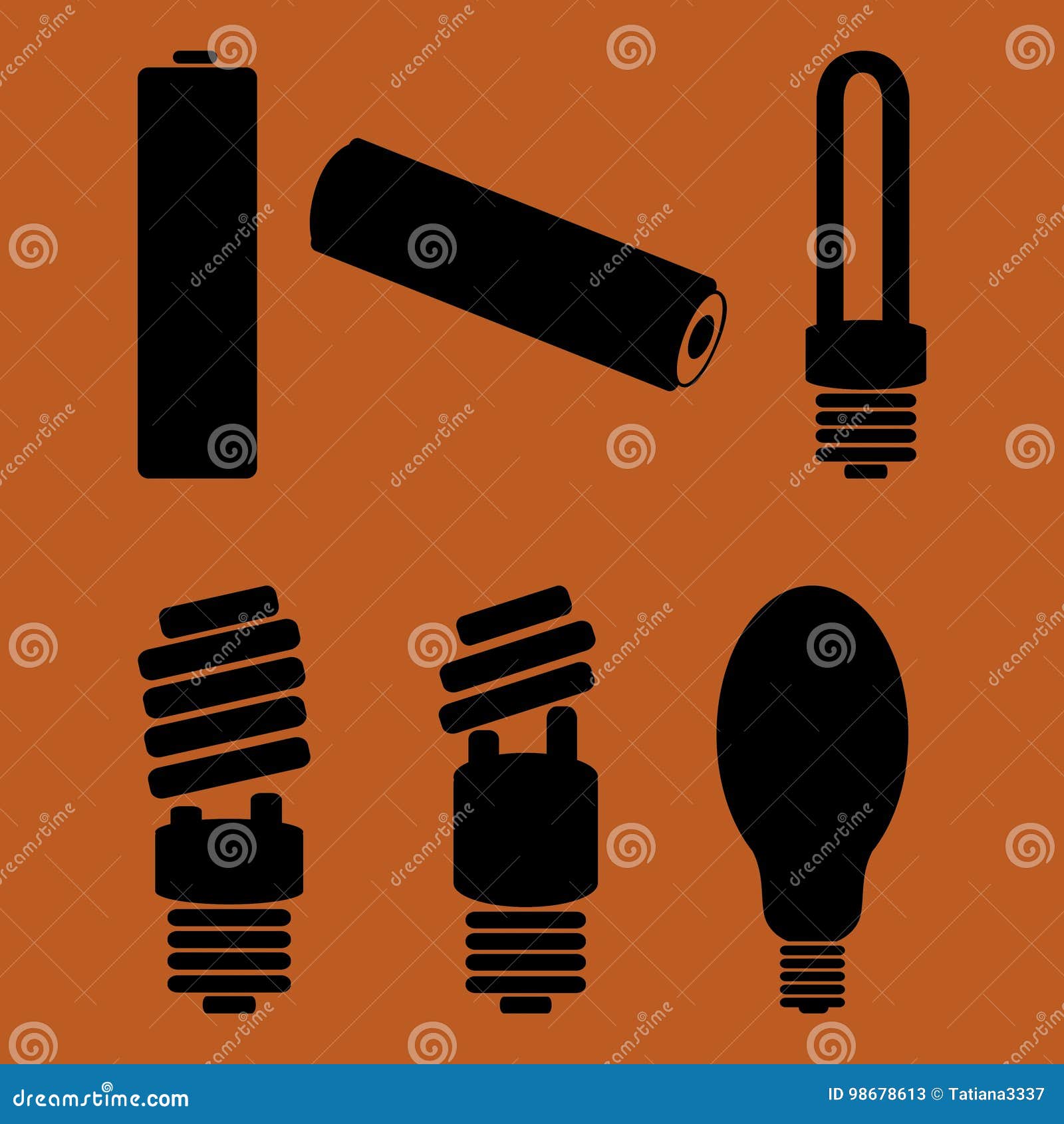 Symboler av farlig avfalls vektor illustrationer. Illustration av ...