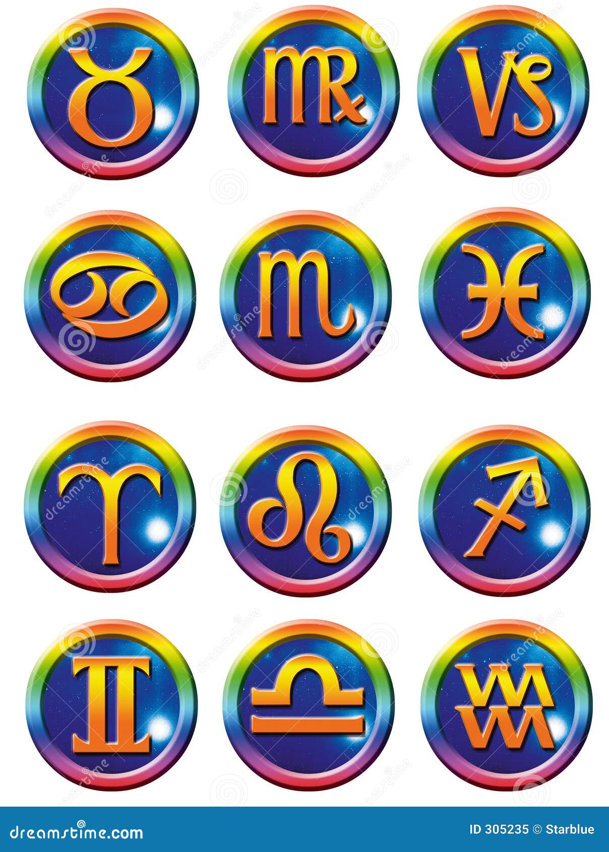 Symboles astrologiques illustration stock. Illustration du horoscope ...