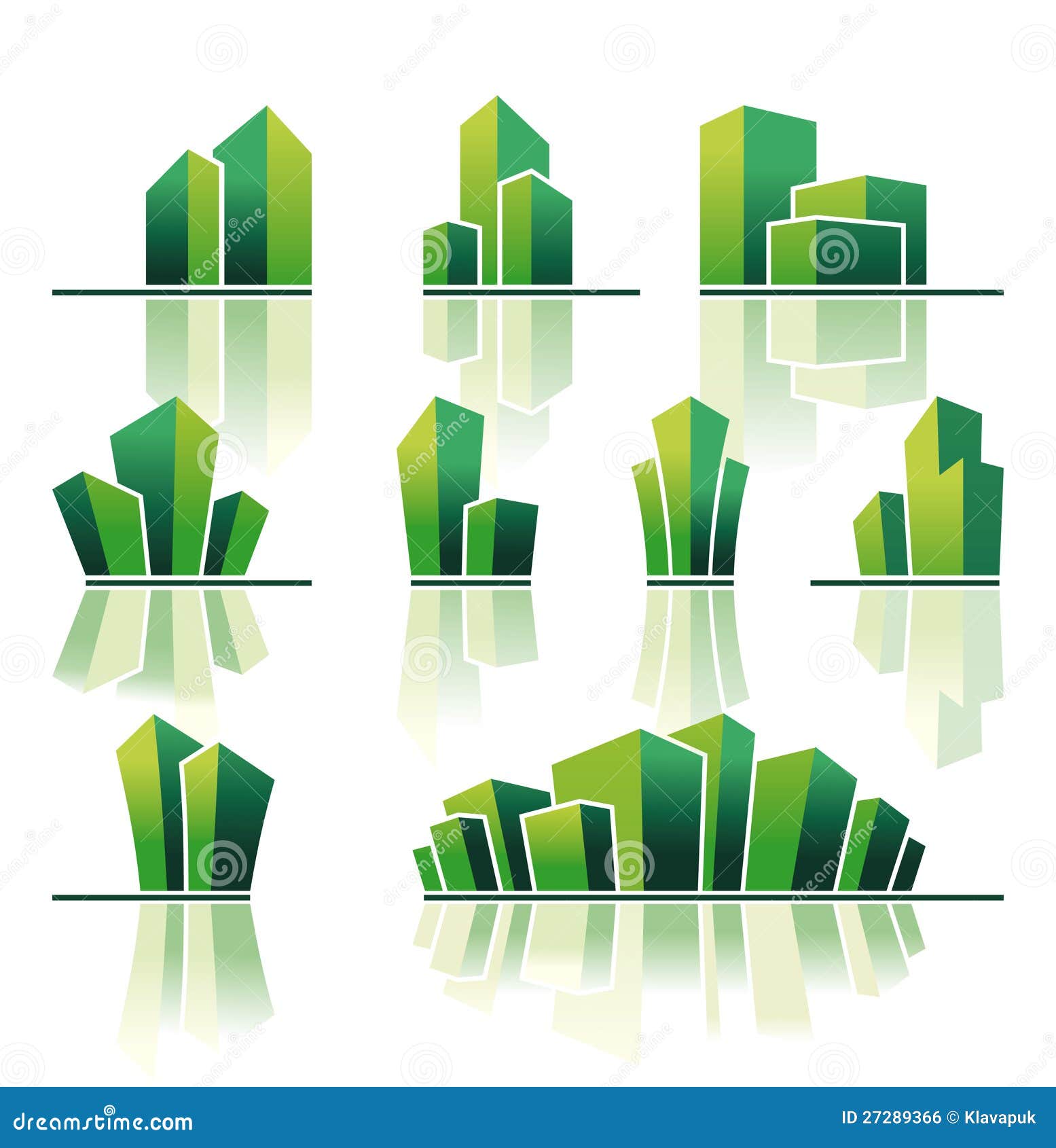 Symboles d'immeubles illustration de vecteur. Illustration du ...