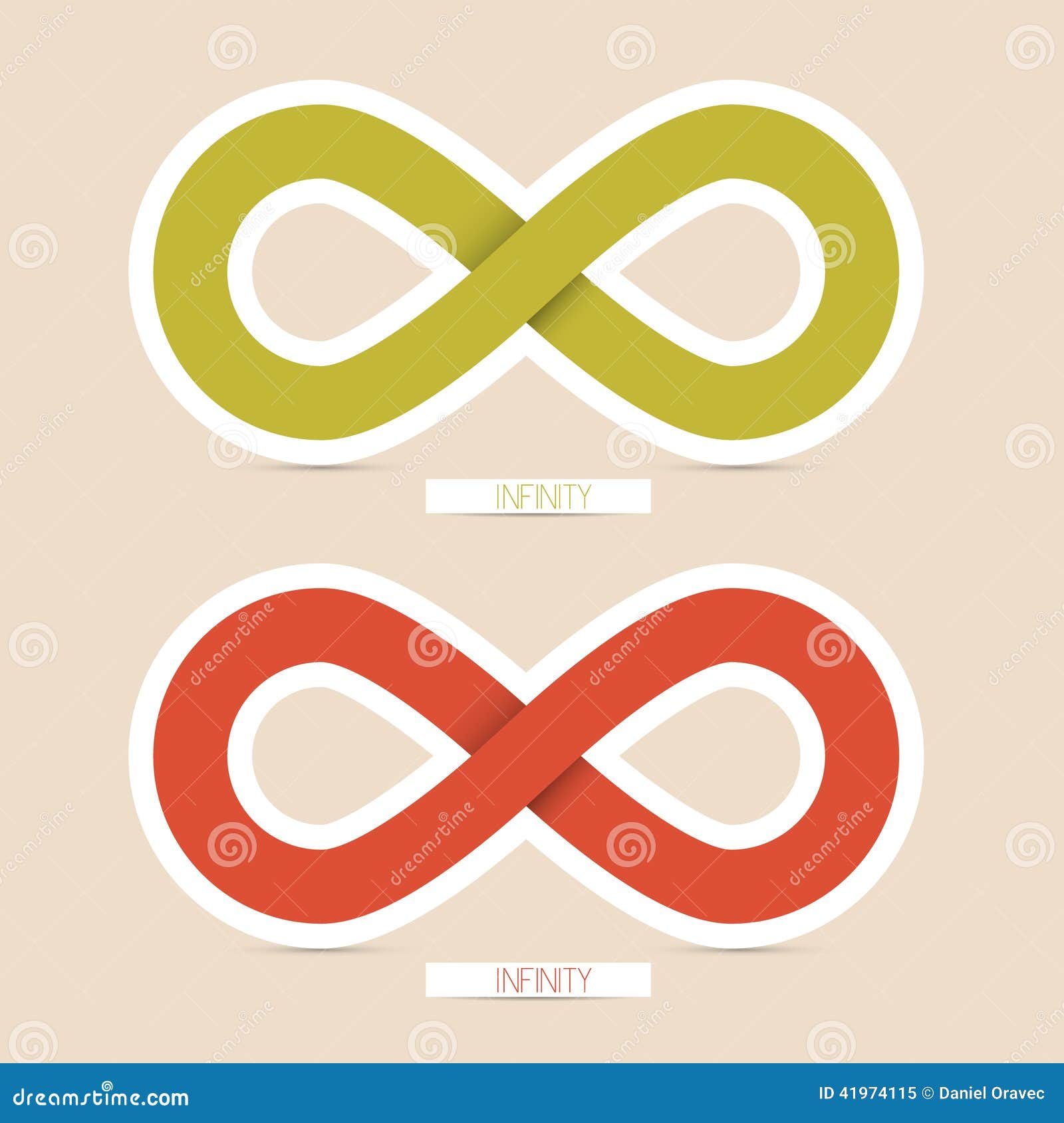 Symboles D'infini De Vecteur Illustration de Vecteur - Illustration du ...