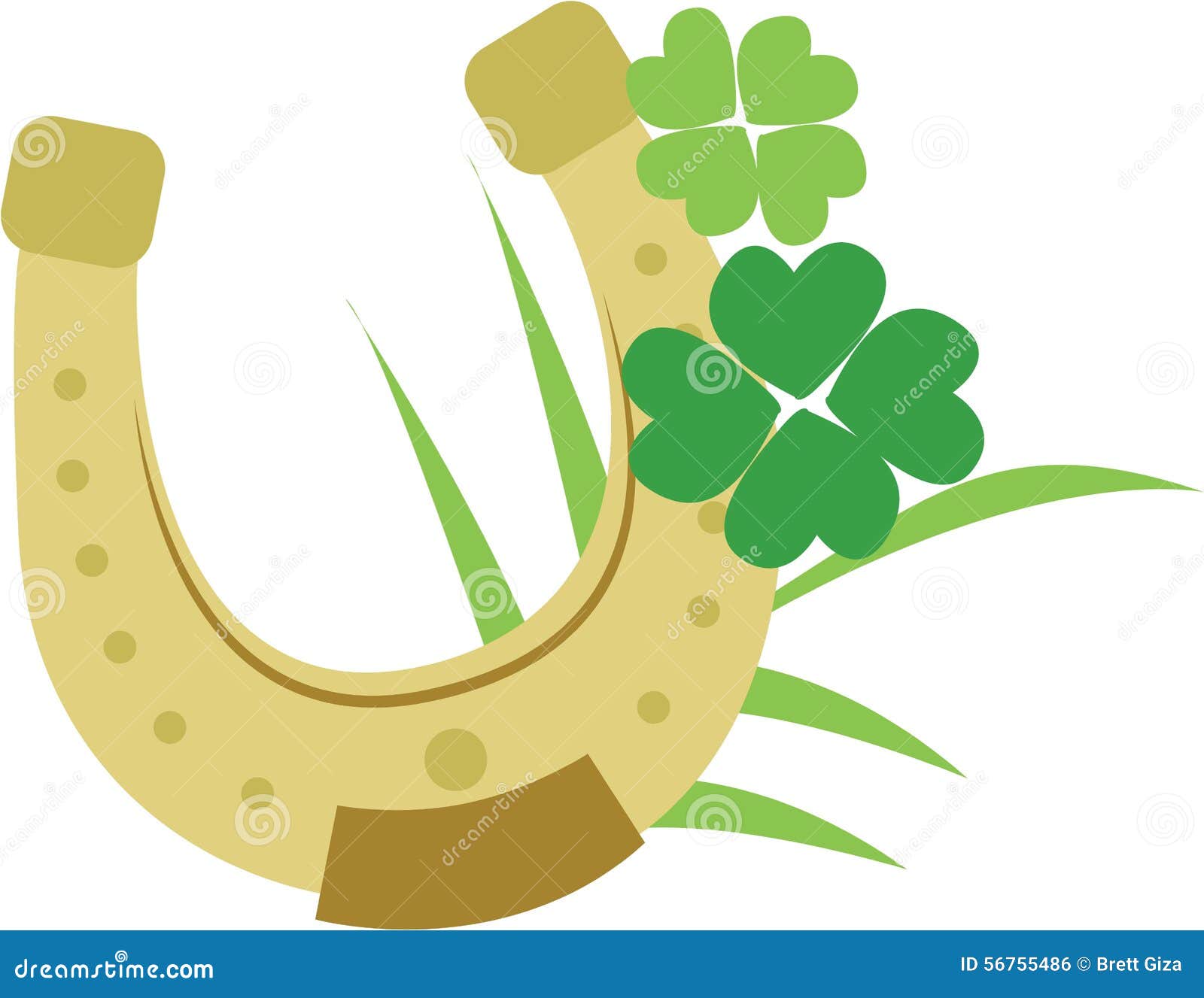 Symboles de bonne chance illustration de vecteur. Illustration du ...