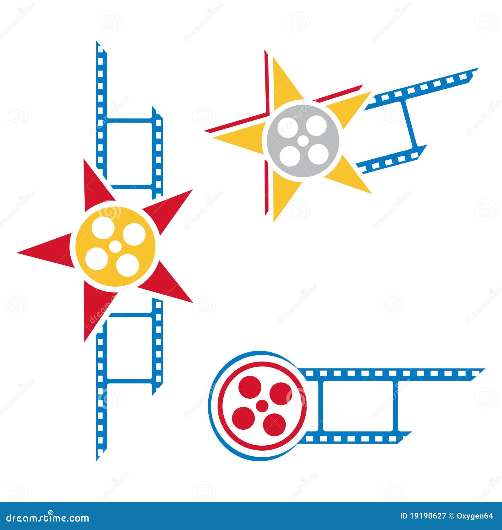 Symboles de film illustration de vecteur. Illustration du symbole ...